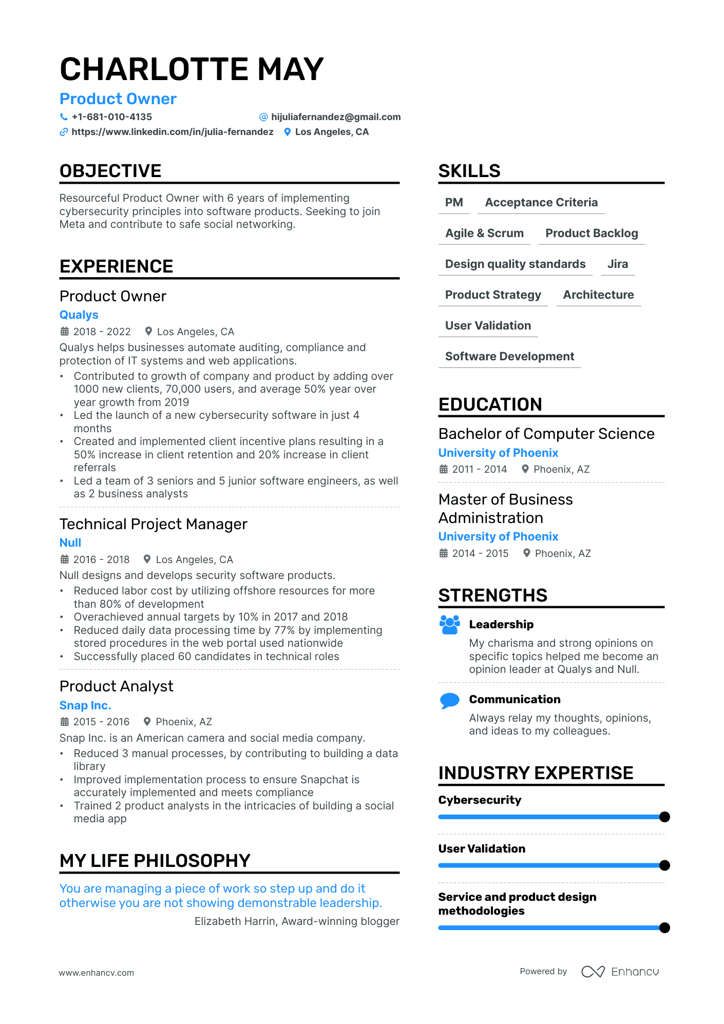 5 Facebook Resume Examples & Guide for 2024