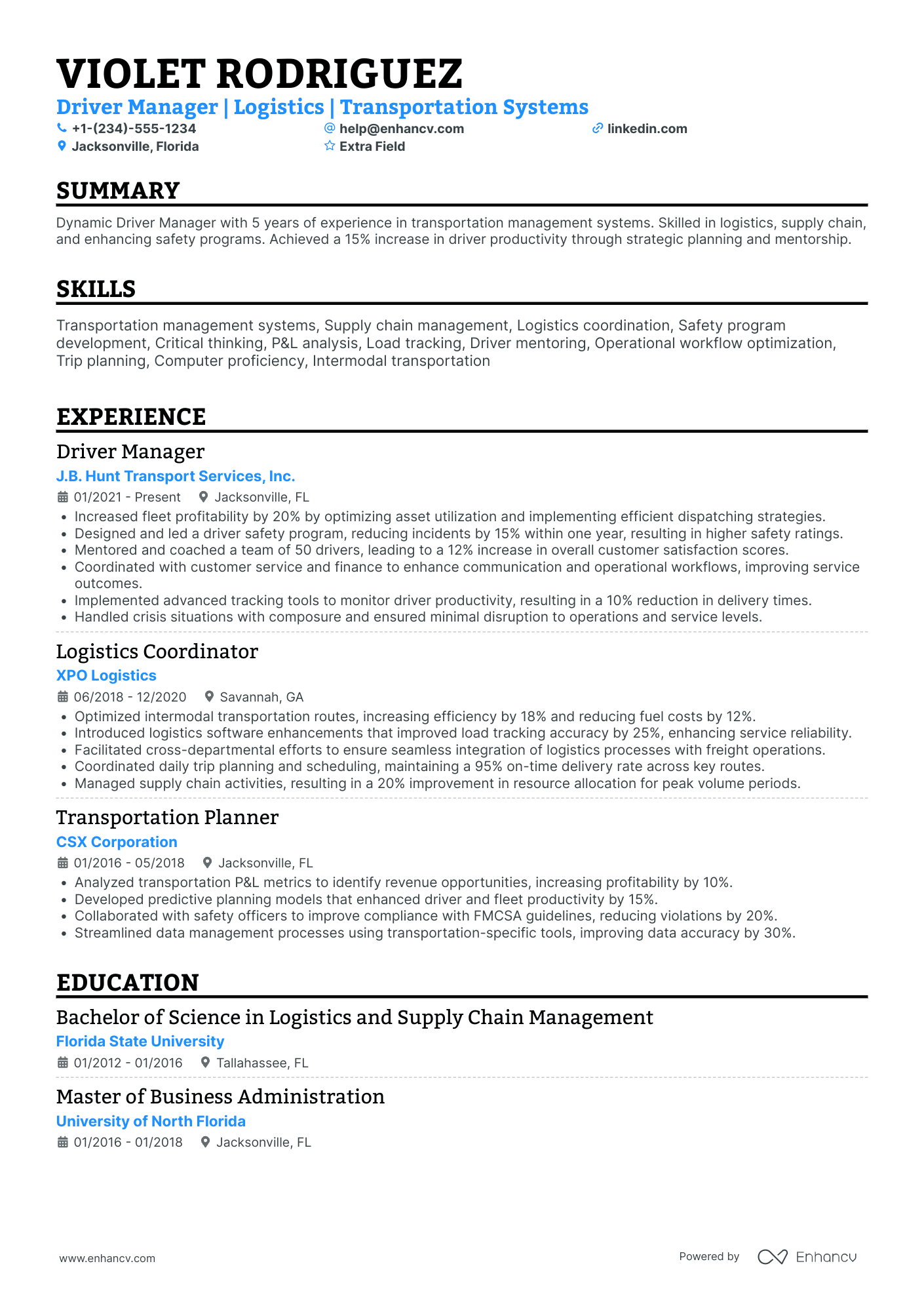 20 Uber Driver Resume Examples & Guide for 2026