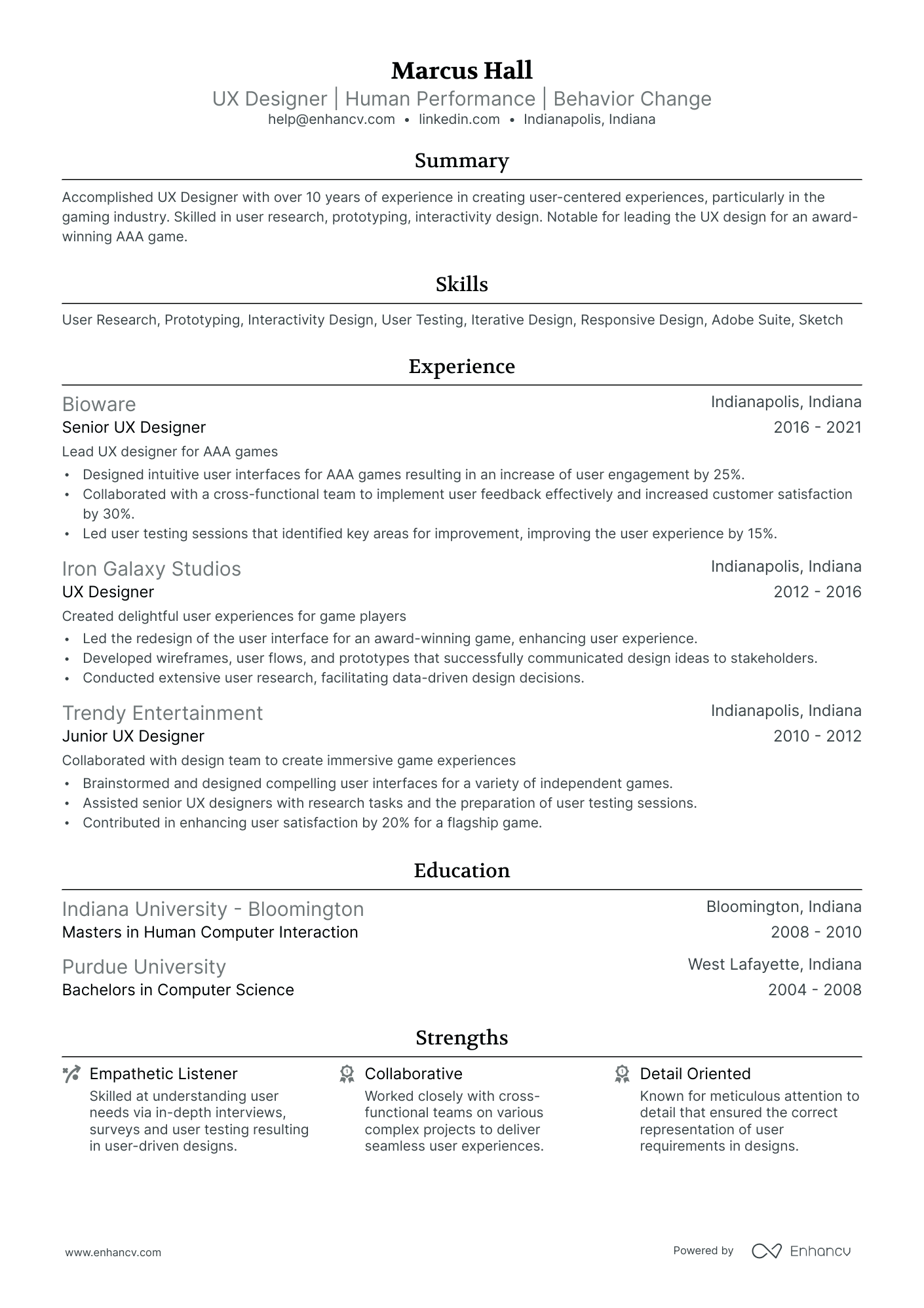 10 Senior UX Designer Resume Examples, Templates & Guide for 2026