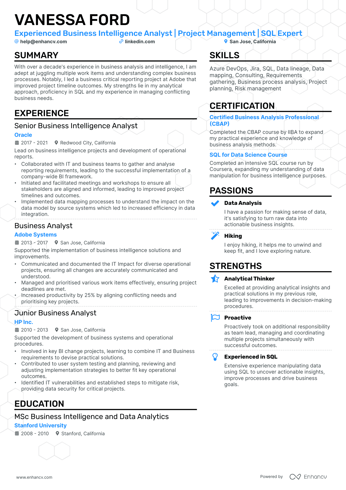 10 Business Intelligence Analyst Resume Examples & Guide for 2025