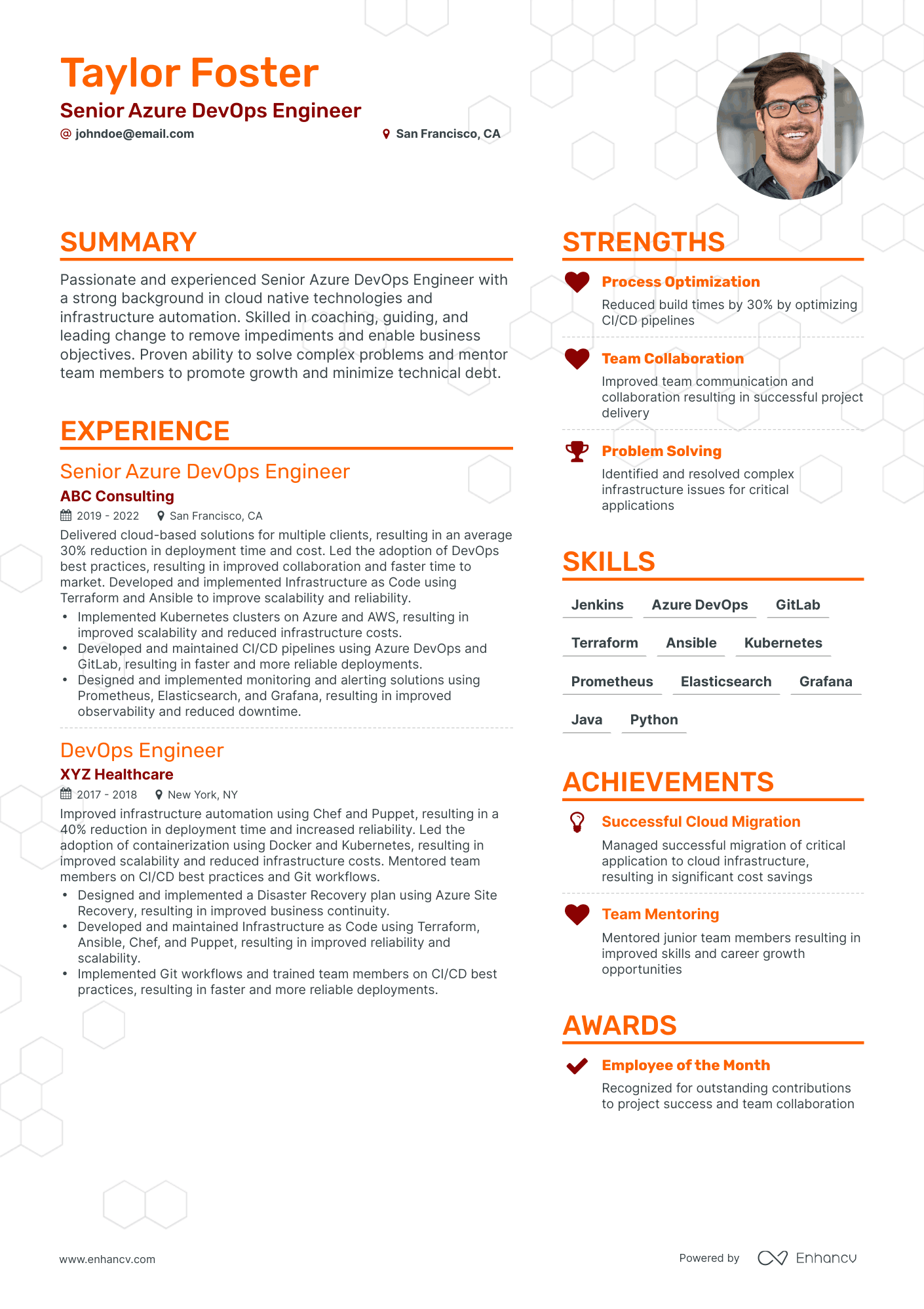 6 Devops Engineer Resume Examples & Guide for 2024