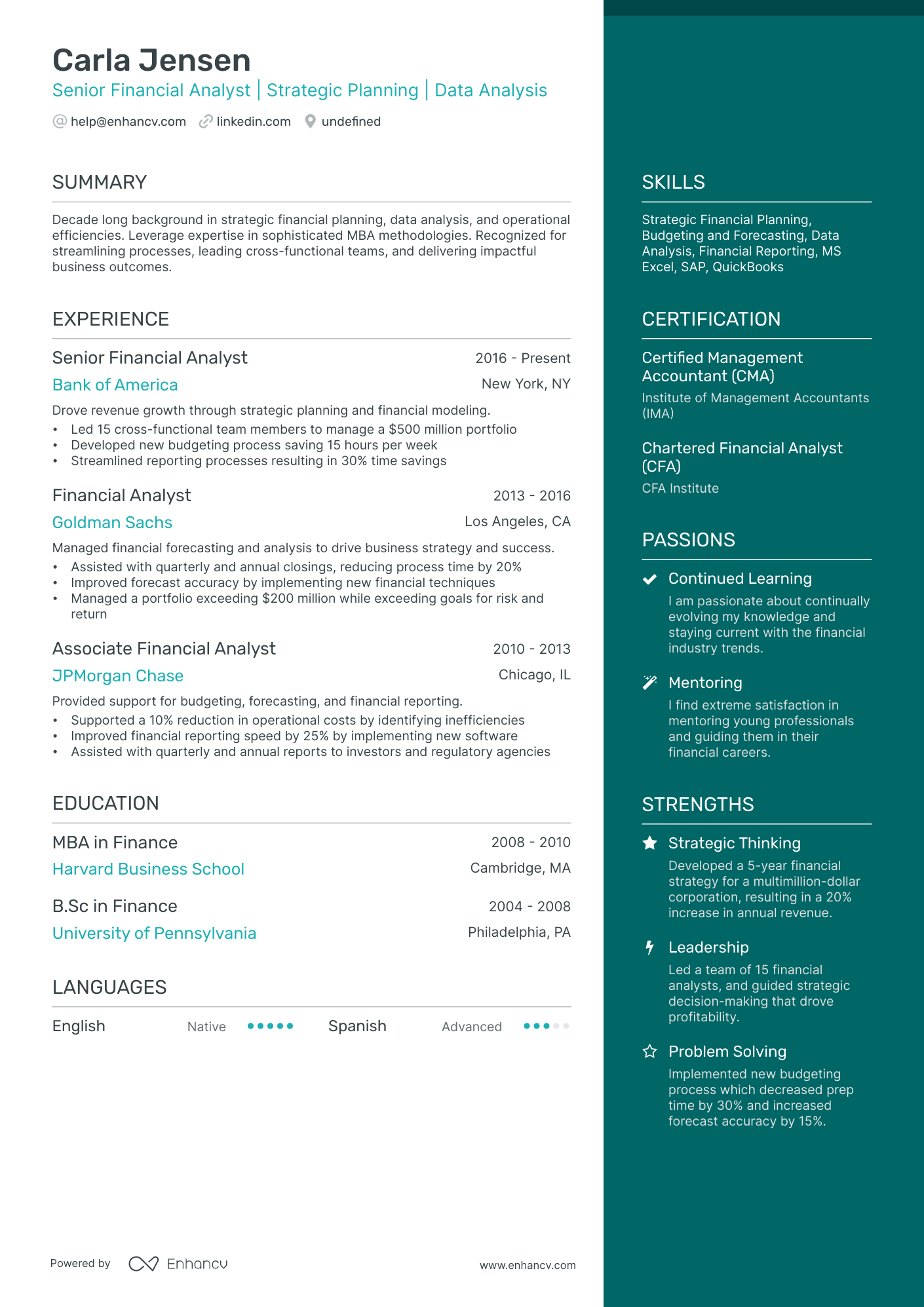 10 MBA Application Resume Examples & Guide for 2026