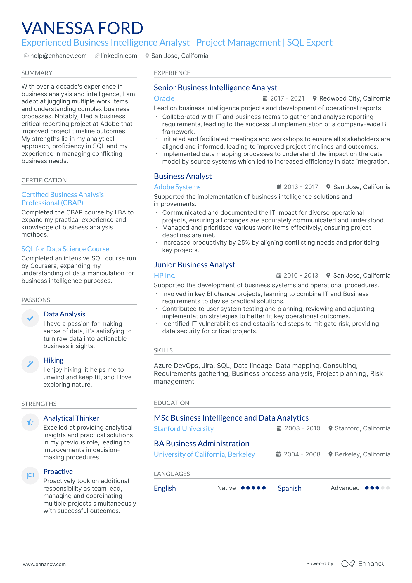 10 Business Intelligence Analyst Resume Examples & Guide for 2026