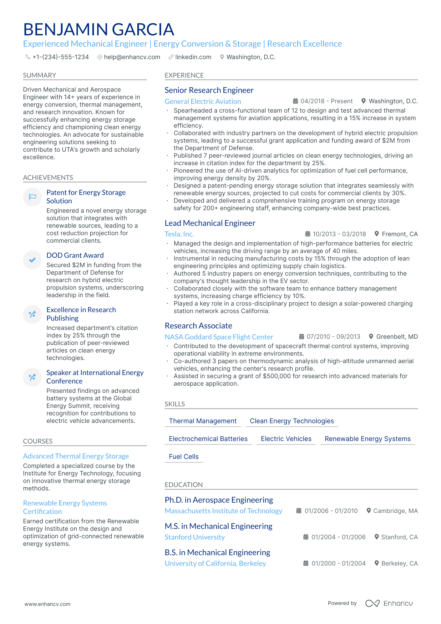 5 Aerospace Engineering Resume Examples & Guide for 2024