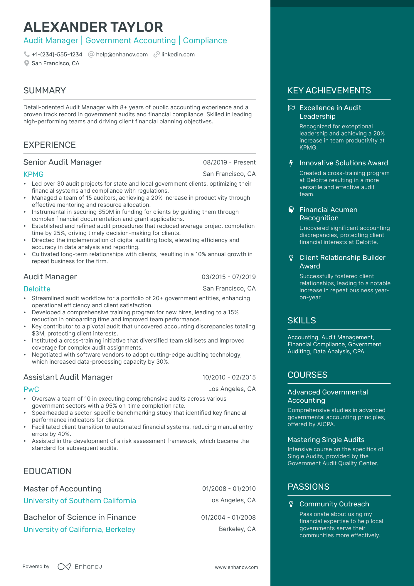 10 Audit Director Resume Examples & Guide for 2026