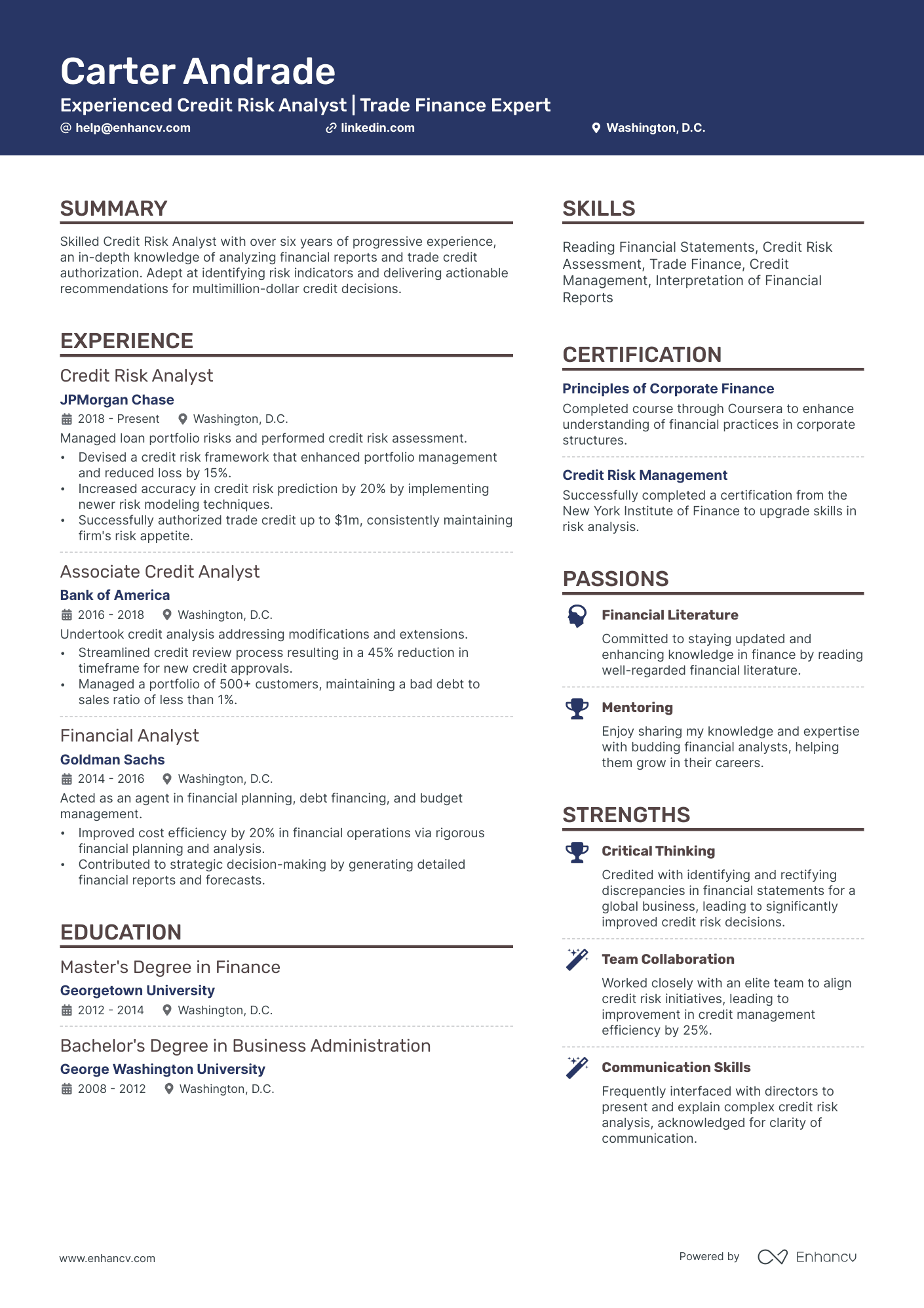 10 Credit Analyst Resume Examples & Guide for 2026