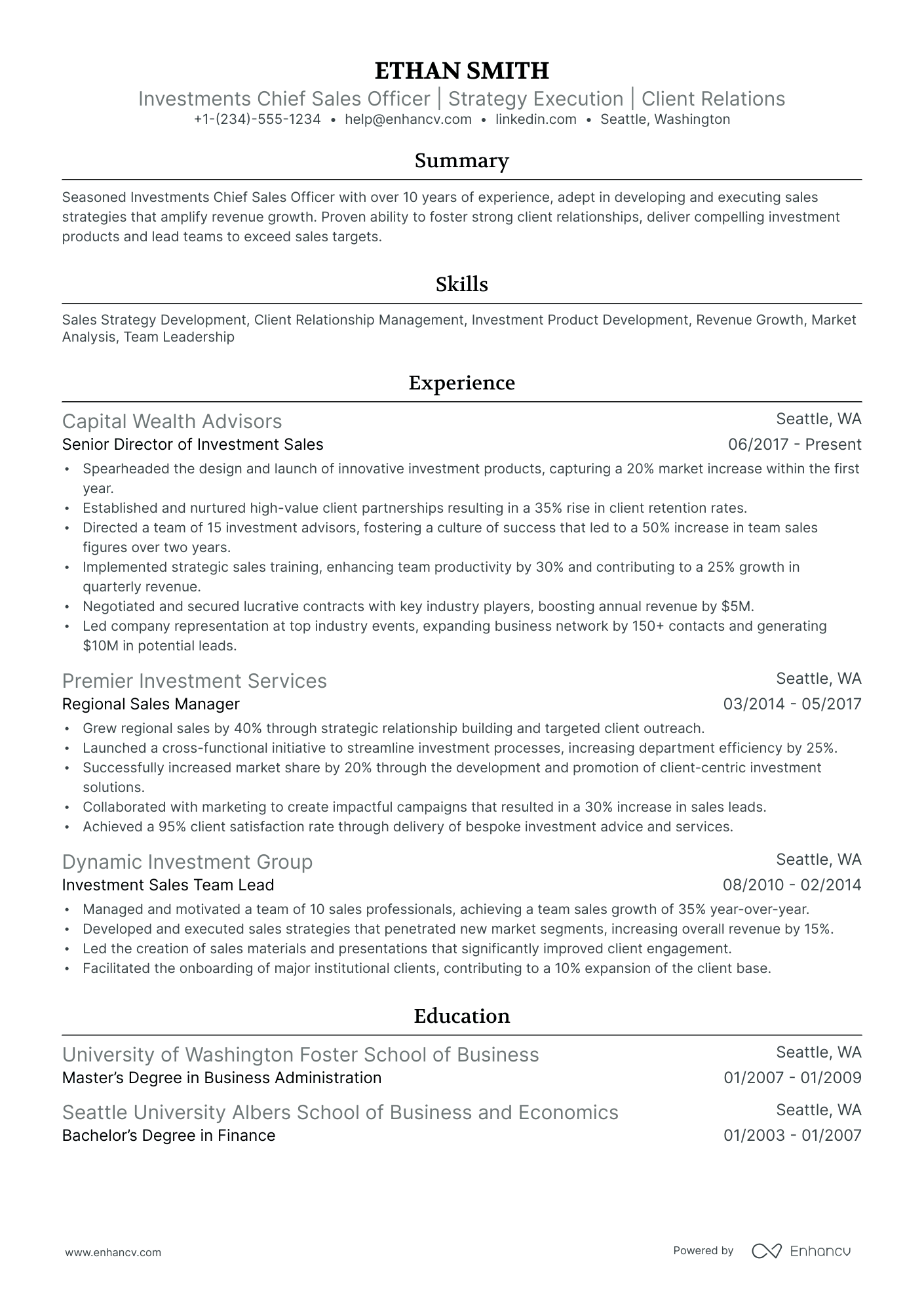10 Sales Officer Resume Examples & Guide for 2025
