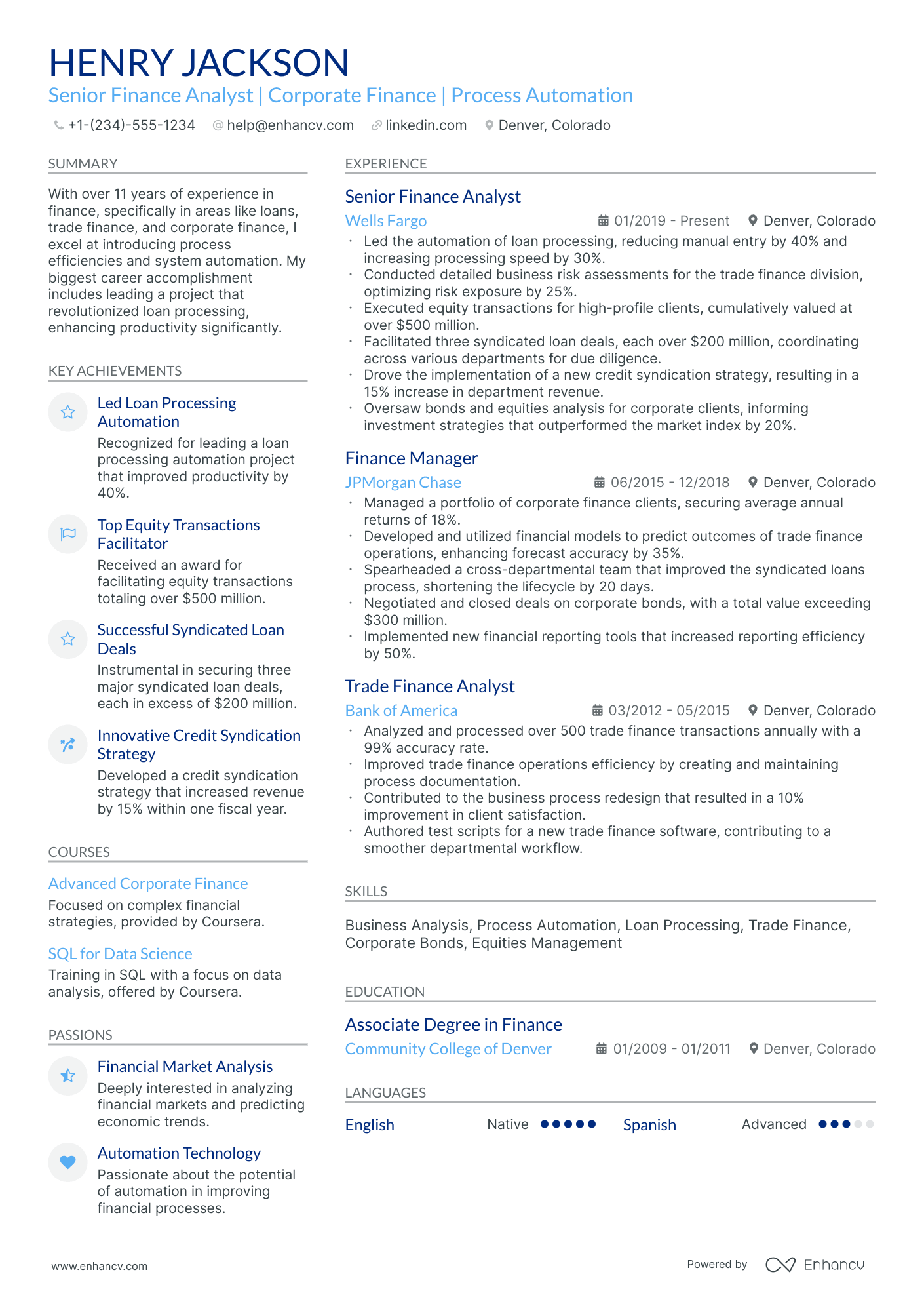 10 Banking Business Analyst Resume Examples & Guide for 2026