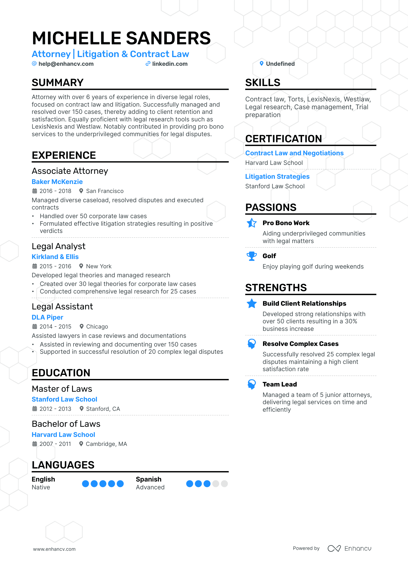 10 Entry-Level Attorney Resume Examples & Guide for 2026