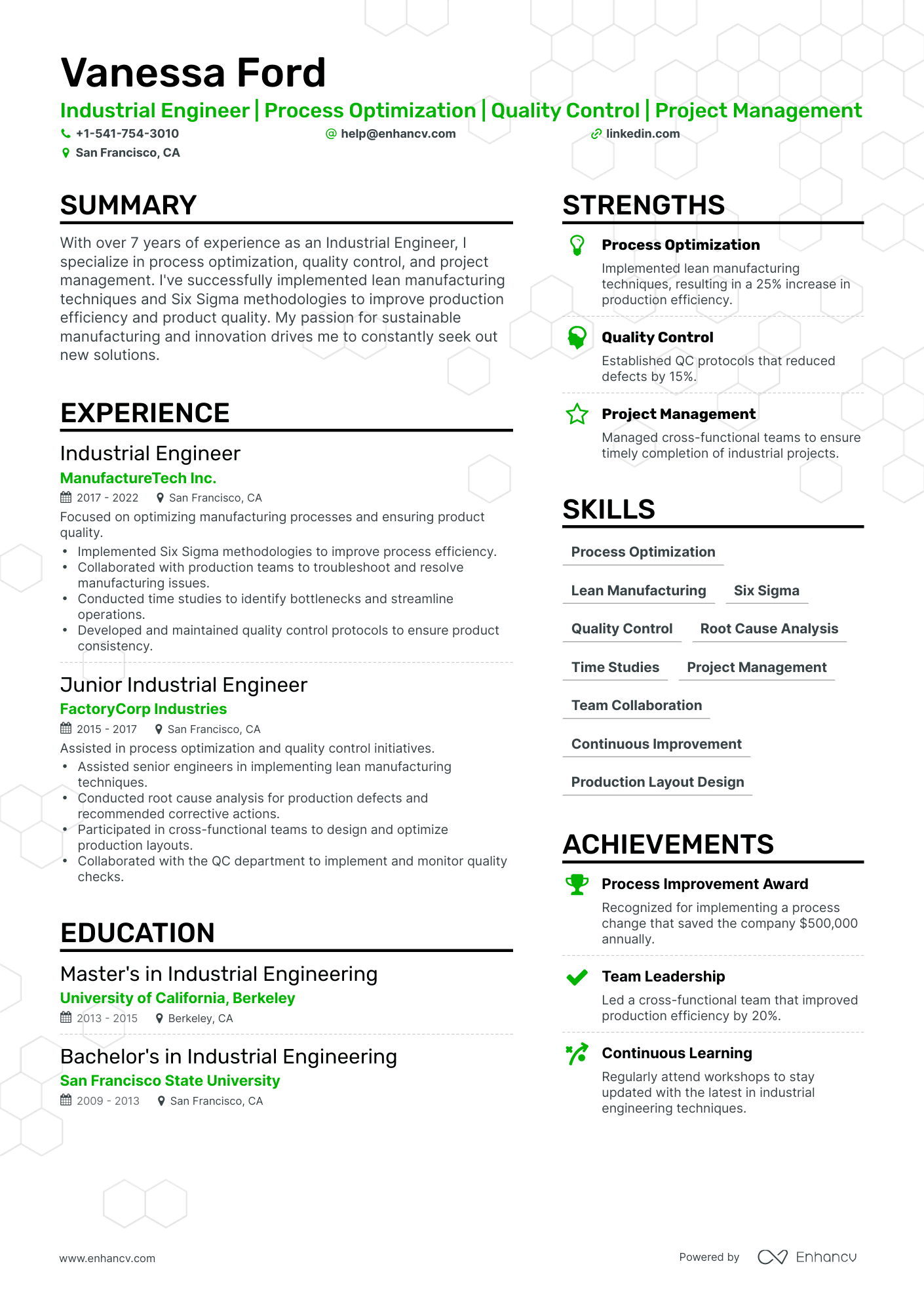 5 Industrial Engineer Resume Examples & Guide for 2023