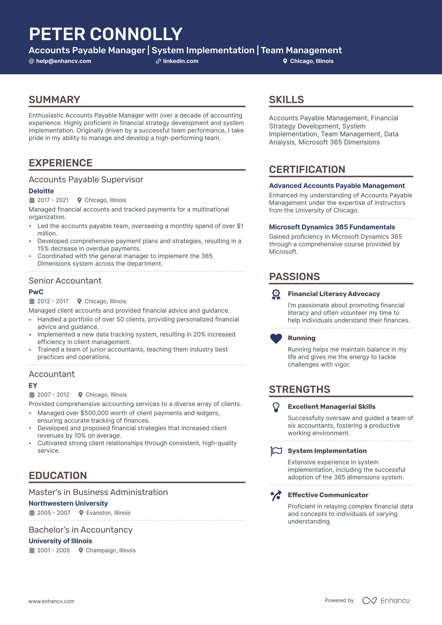 10 Accounts Payable Manager Resume Examples & Guide for 2026