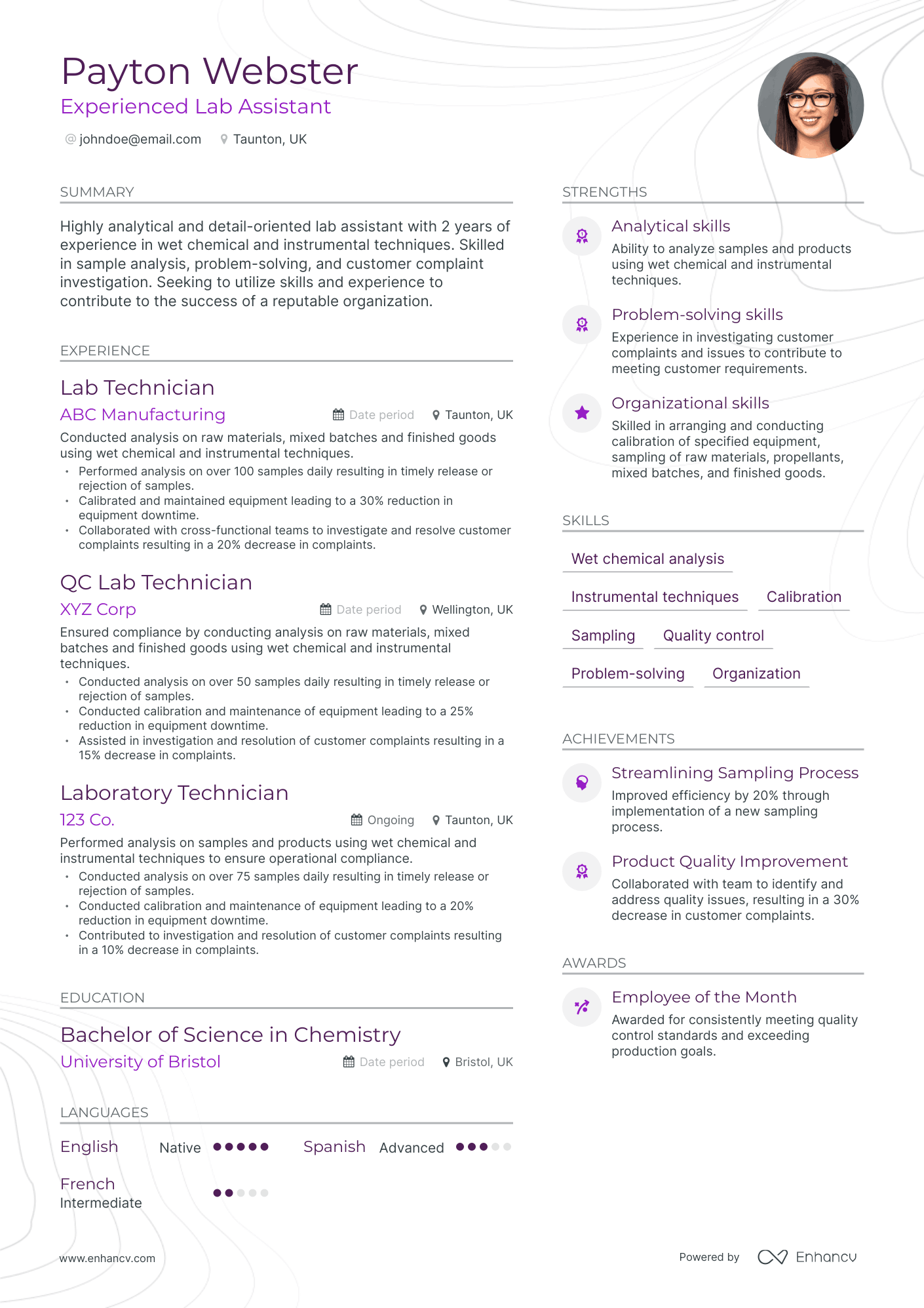 7 Scientist Resume Examples & Guide for 2024