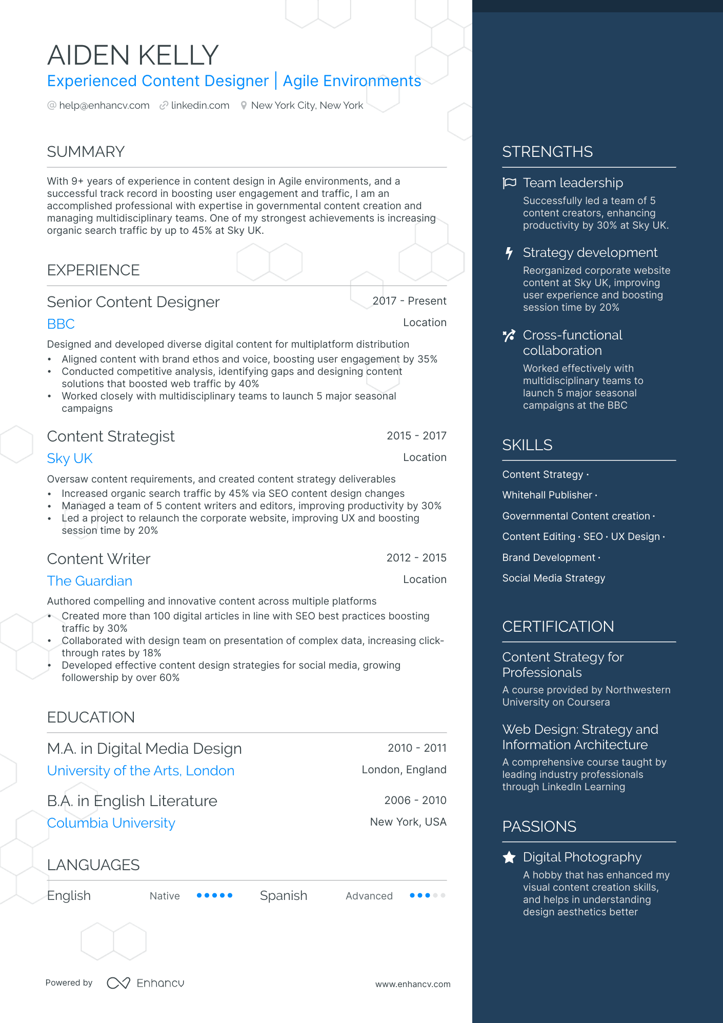 7 Content Manager Resume Examples & Guide for 2024