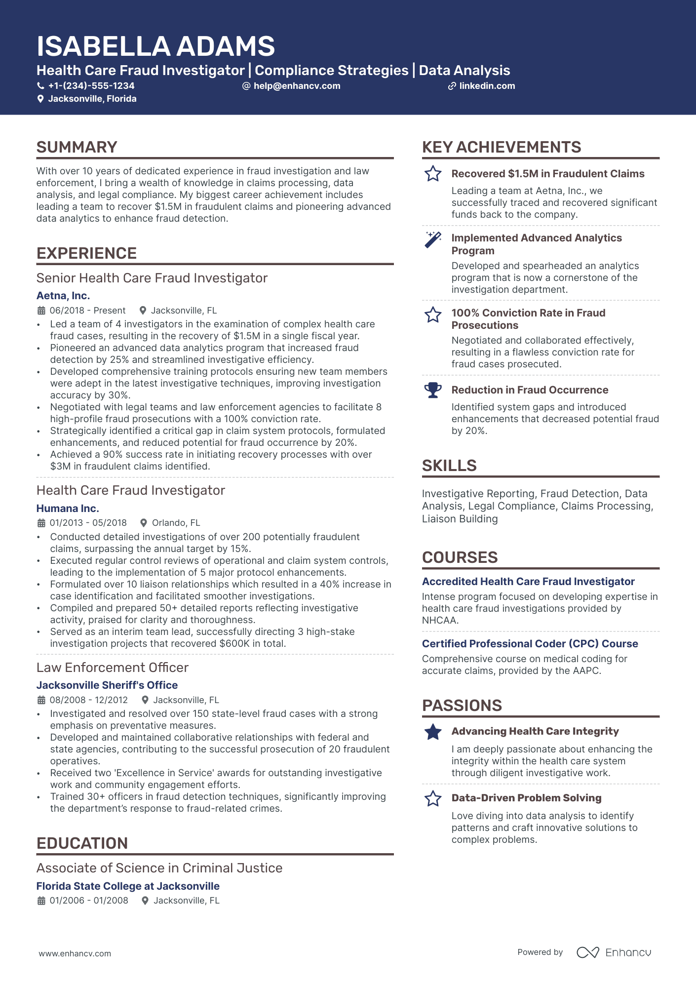 10 Fraud Investigator Resume Examples & Guide for 2026