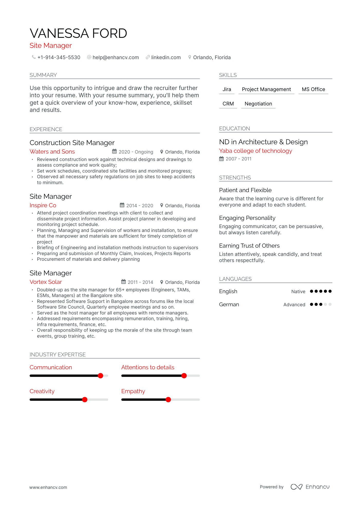 5 Site Manager Resume Examples & Guide for 2023