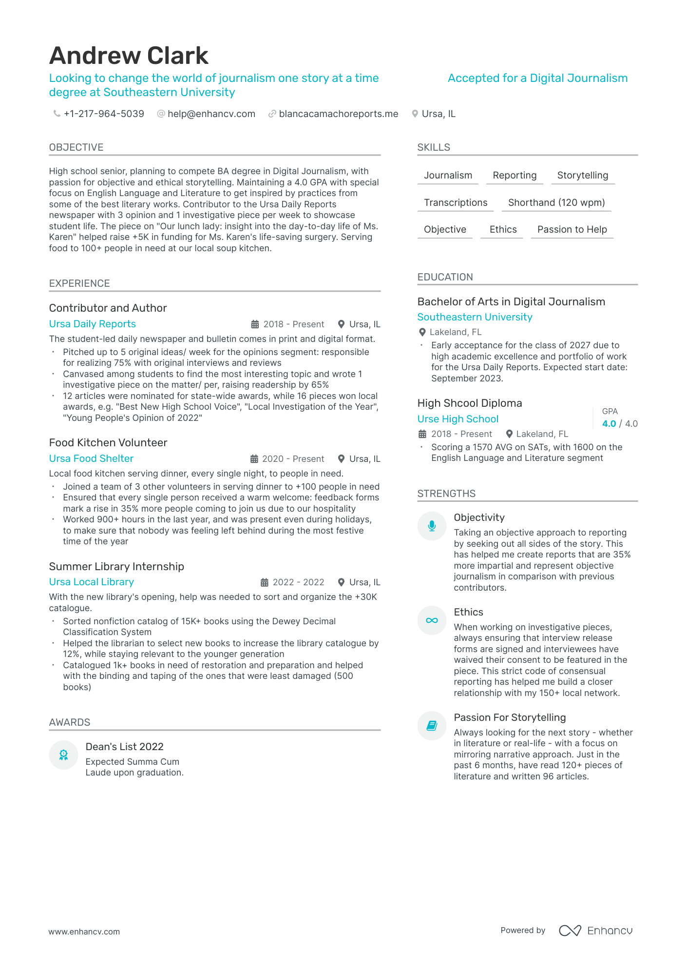 5 Scholarship Resume Examples & Guide for 2024