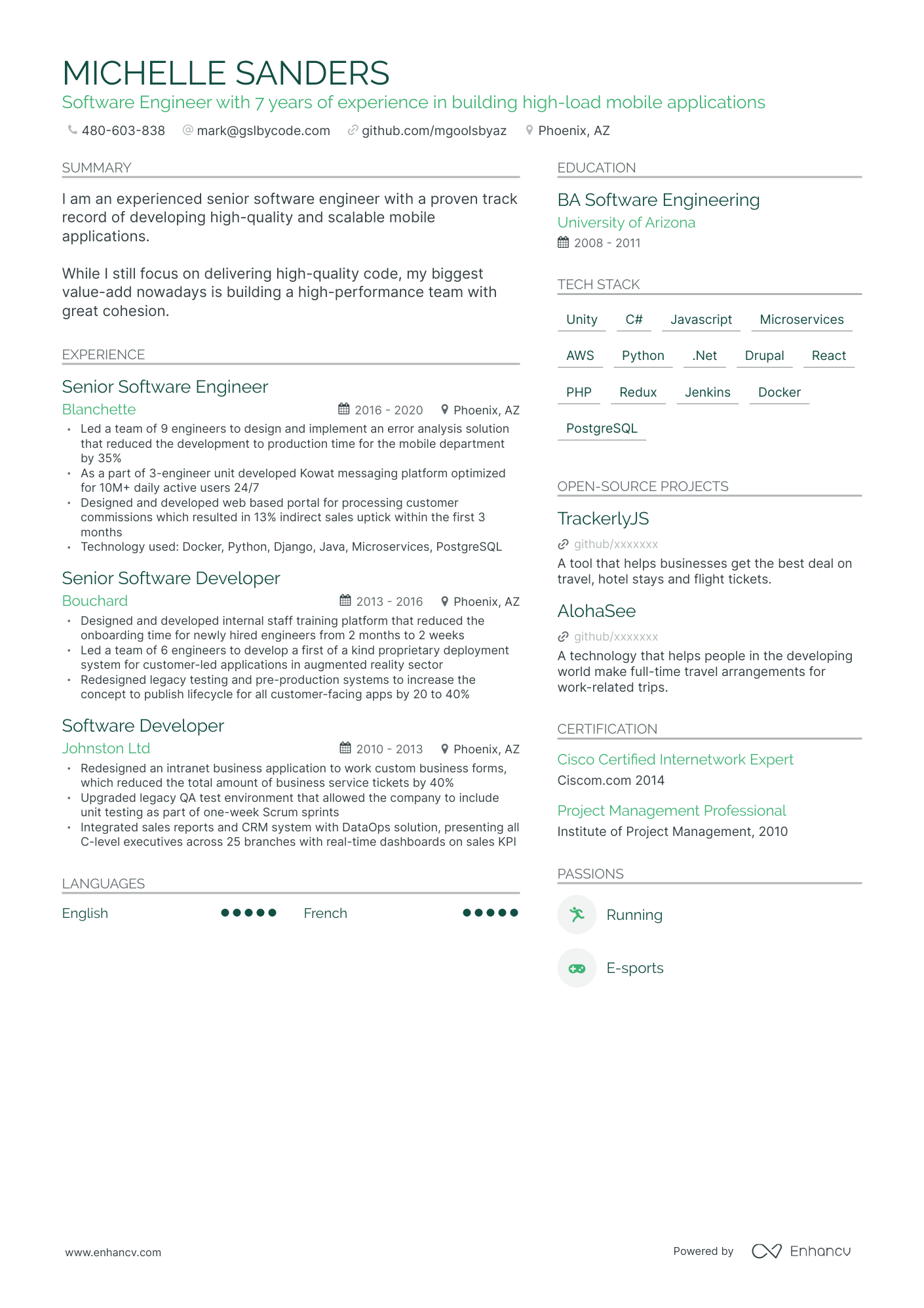 5 Tech Resume Examples & Guide for 2024