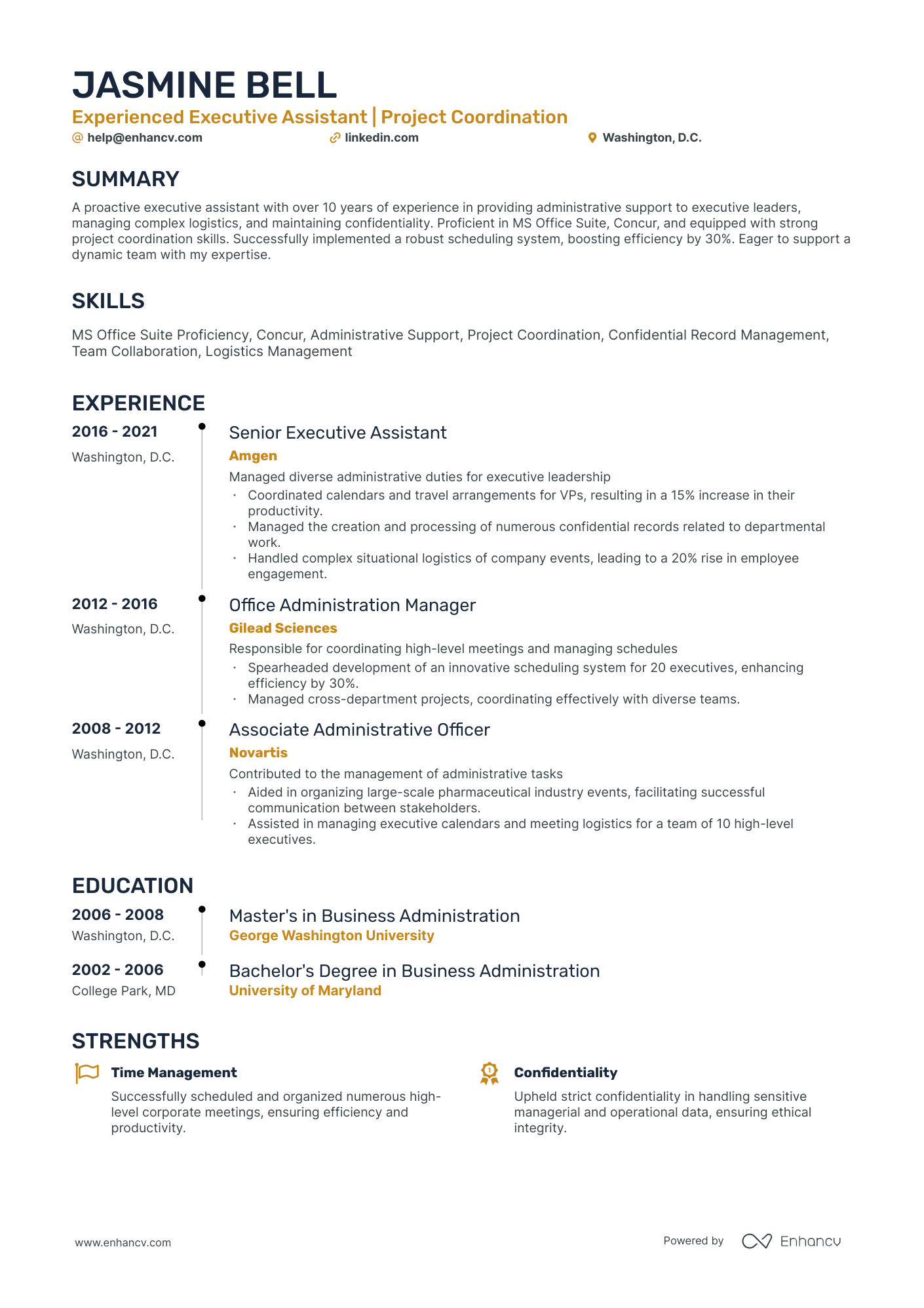 10 Senior Administrative Assistant Resume Examples & Guide for 2026