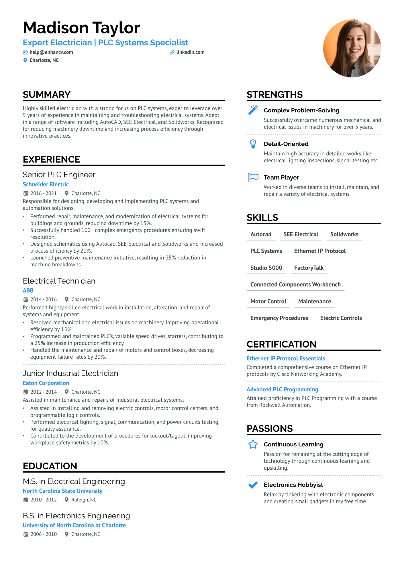 22 Electrical Engineering Resume Examples & Guide for 2026