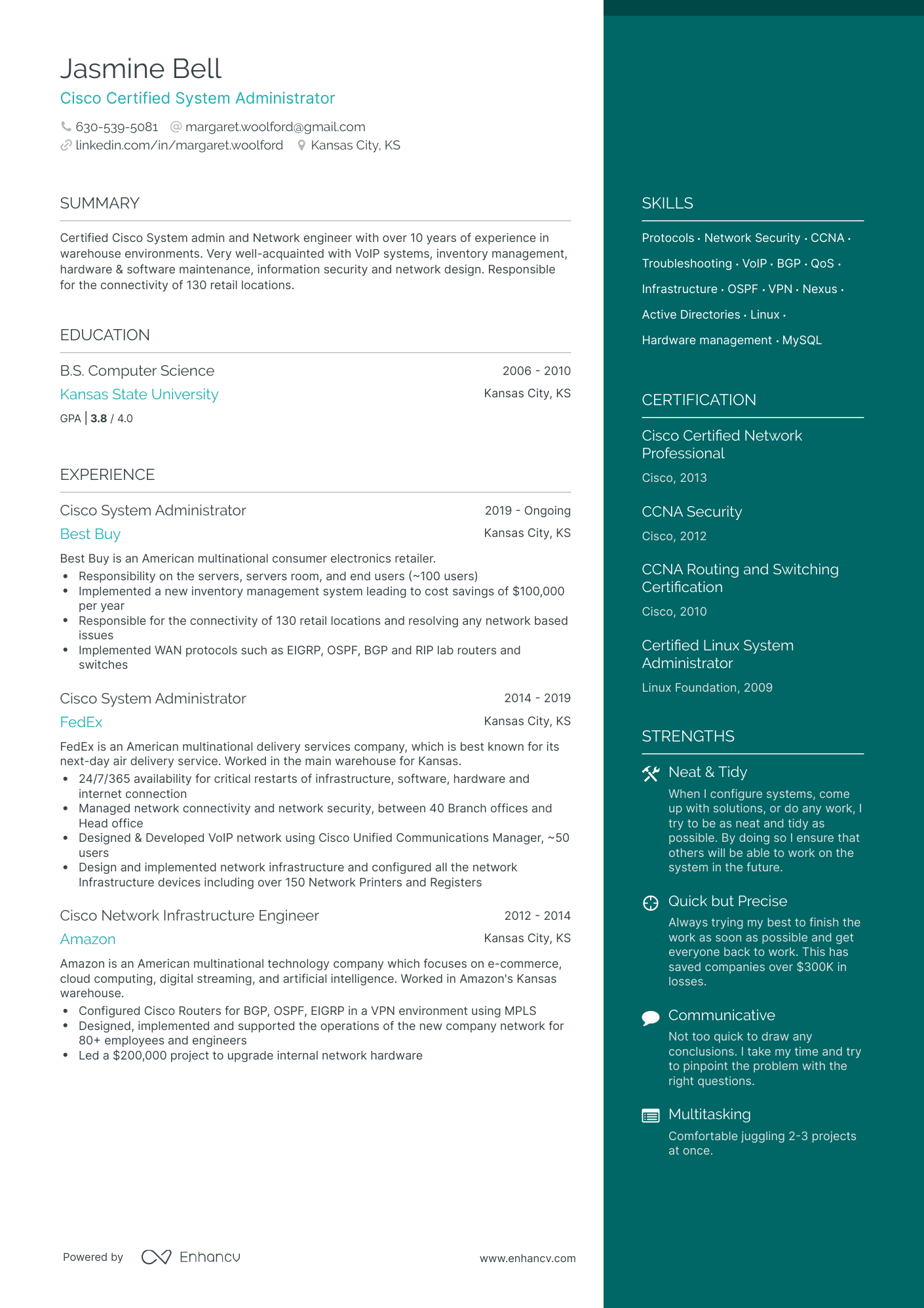 System Administrator Resume: 4 Sys Admin Resume Examples & Guide ...