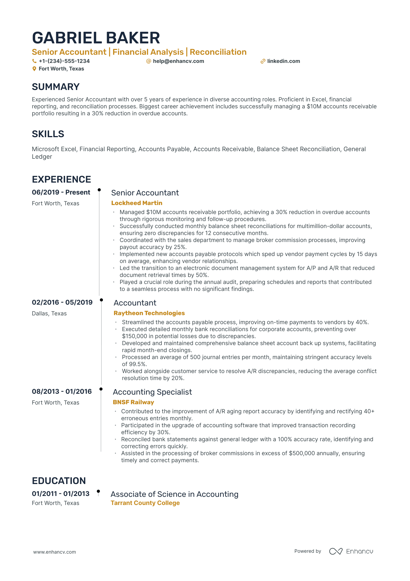10 Financial Assistant Resume Examples & Guide for 2025