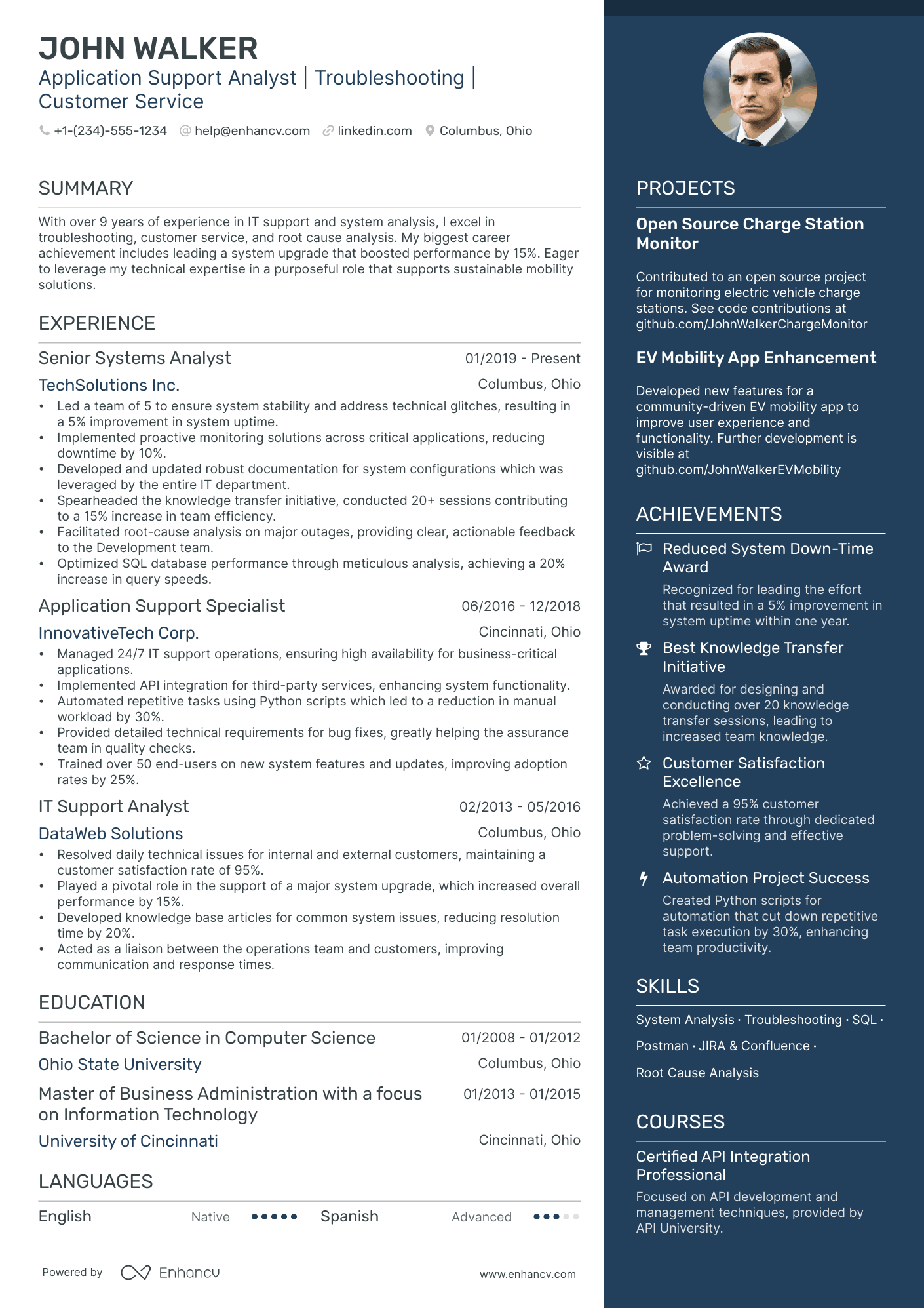 5 Application Support Manager Resume Examples & Guide for 2024