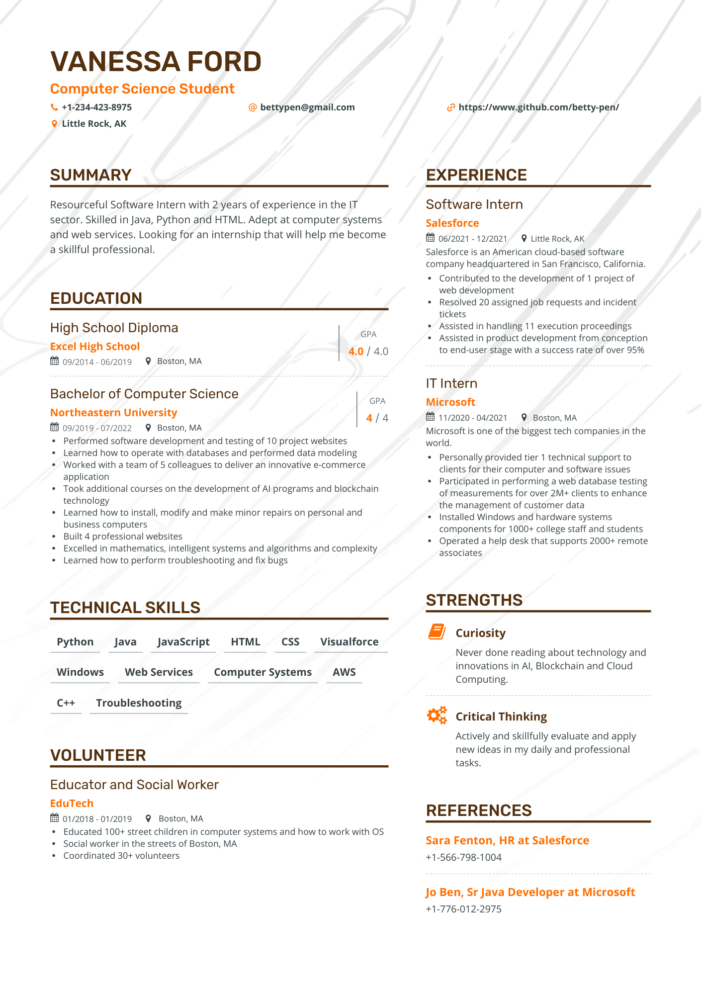 8 College Resume Examples & Guide for 2024