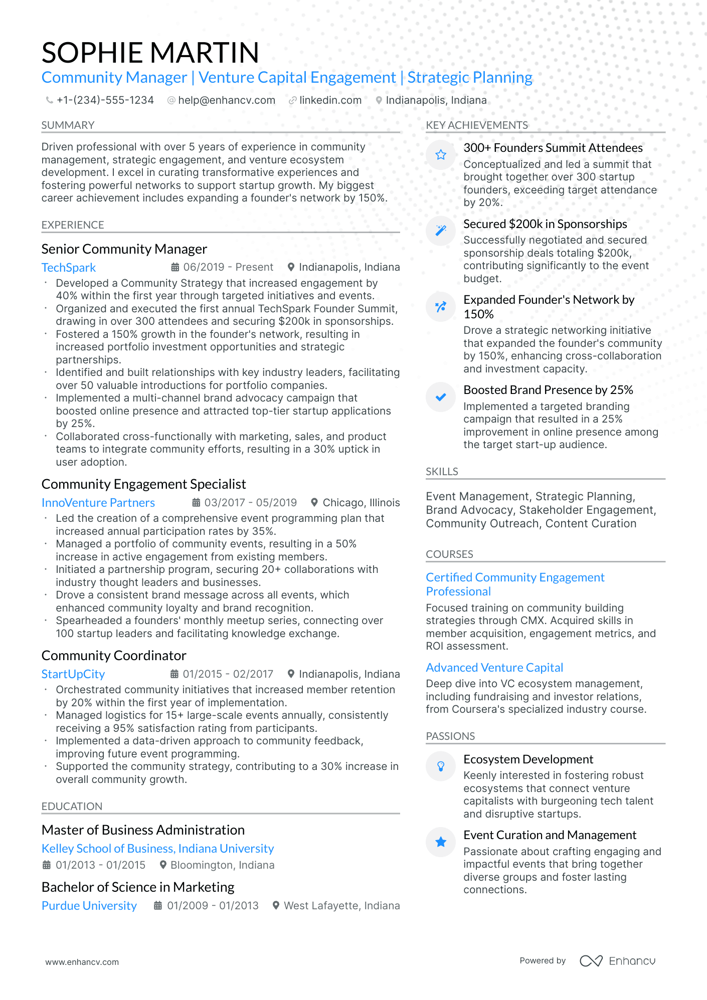 10 Community Manager Resume Examples & Guide for 2025