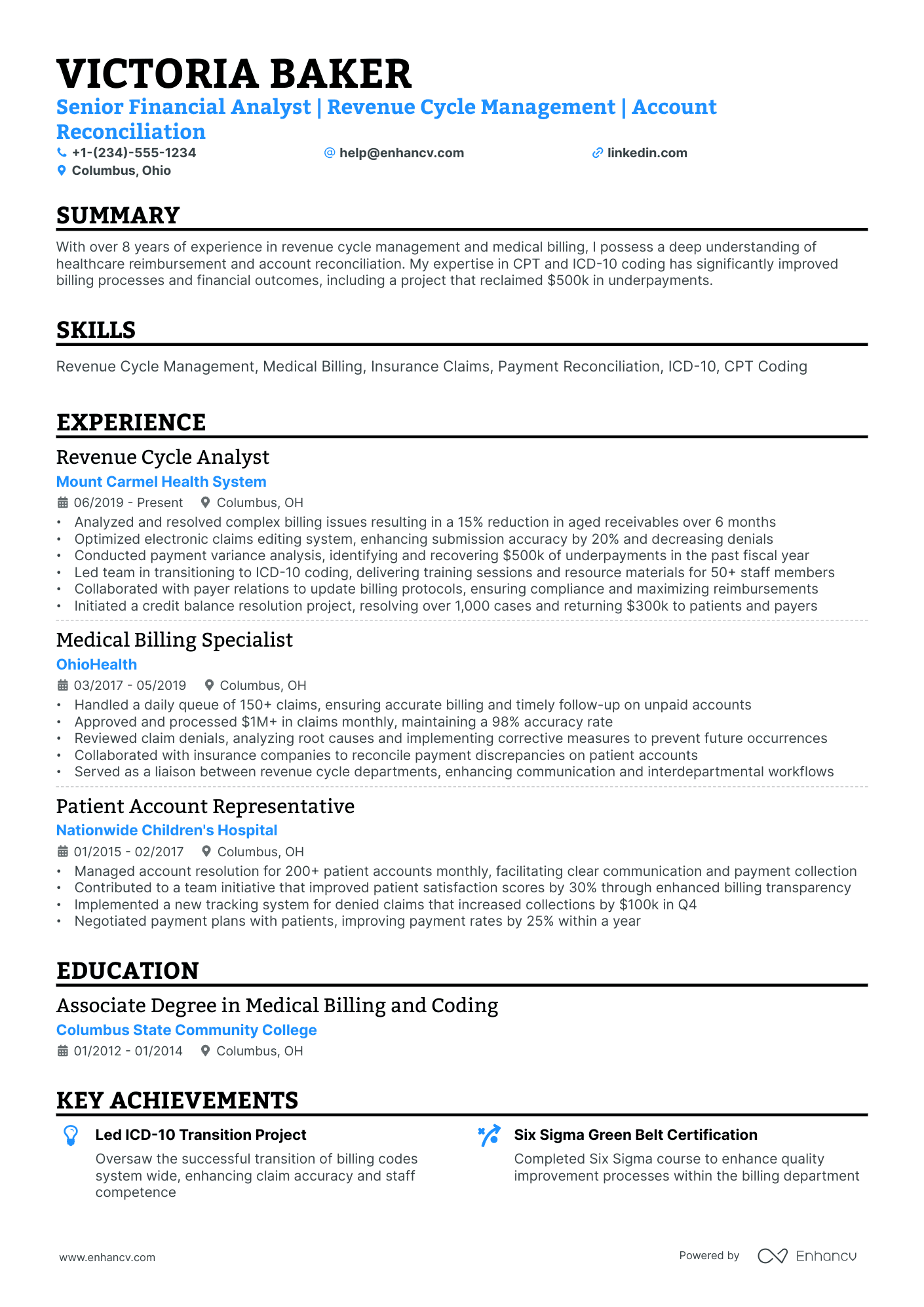 10 Financial Representative Resume Examples & Guide for 2026