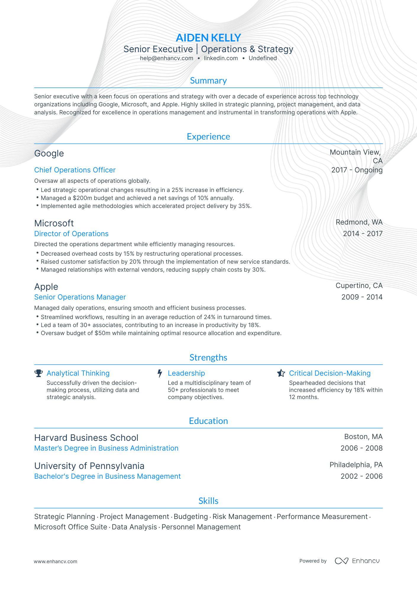 5 Board of Directors Resume Examples & Guide for 2023
