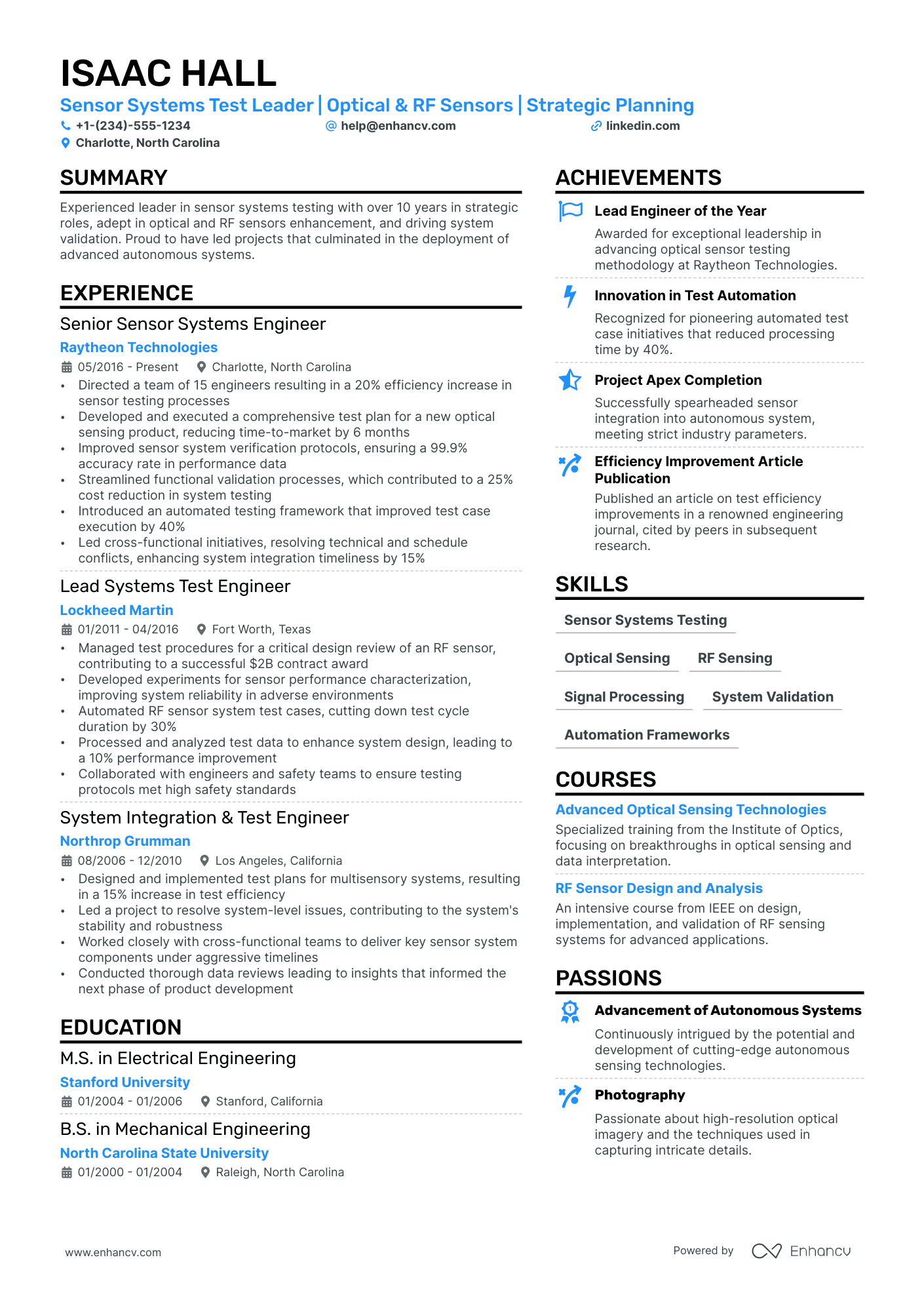 5 Test Engineer Resume Examples & Guide for 2024