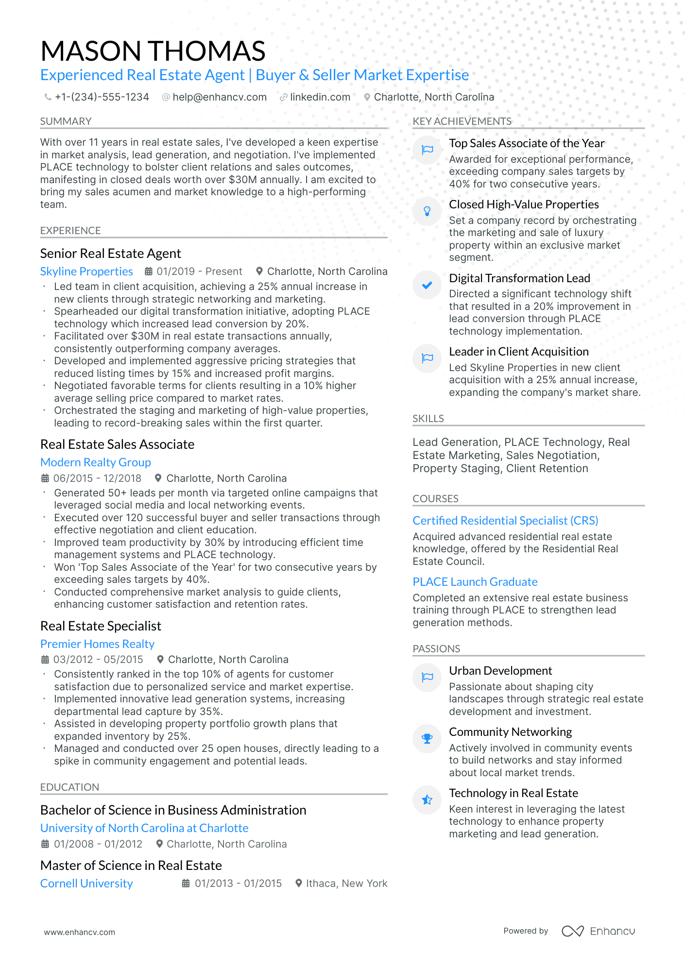 10 Real Estate Developer Resume Examples & Guide for 2026