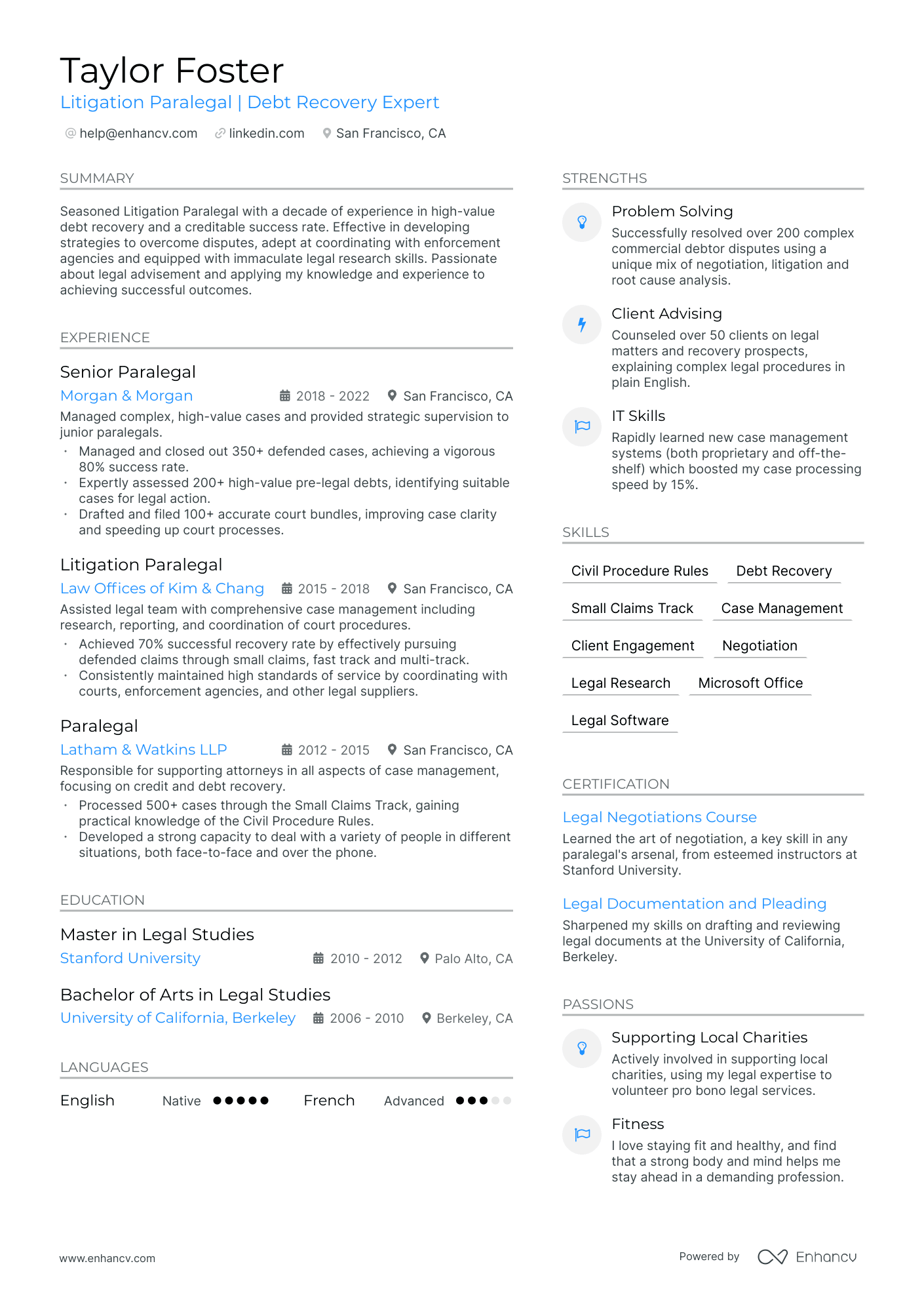 5 Litigation Paralegal Resume Examples & Guide for 2024