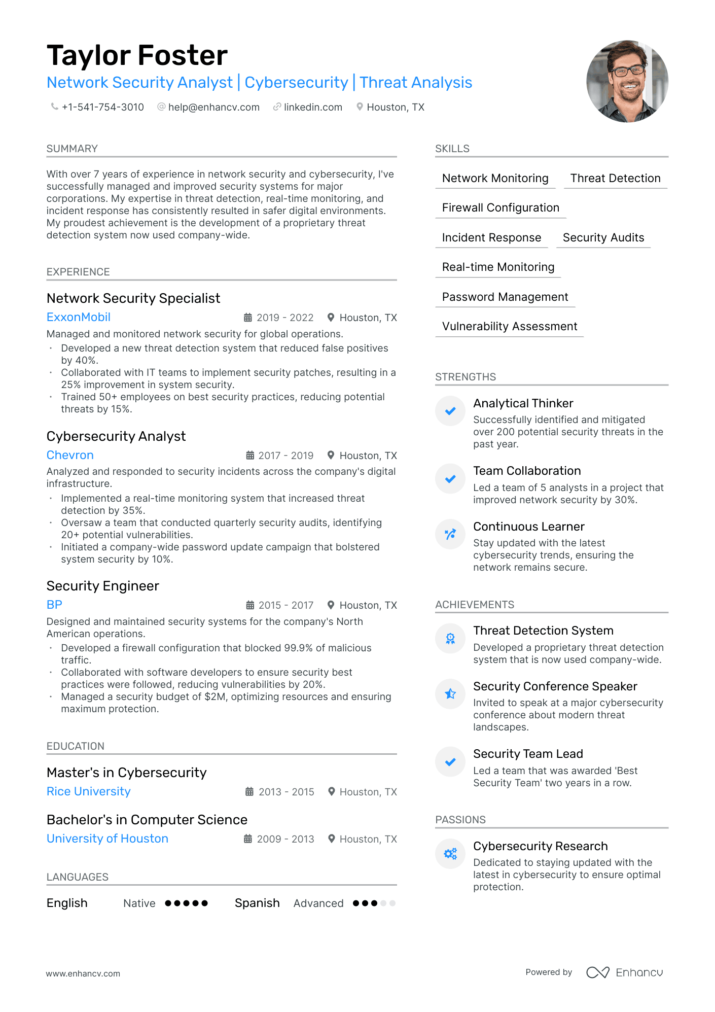 5 Security Analyst Resume Examples & Guide for 2024