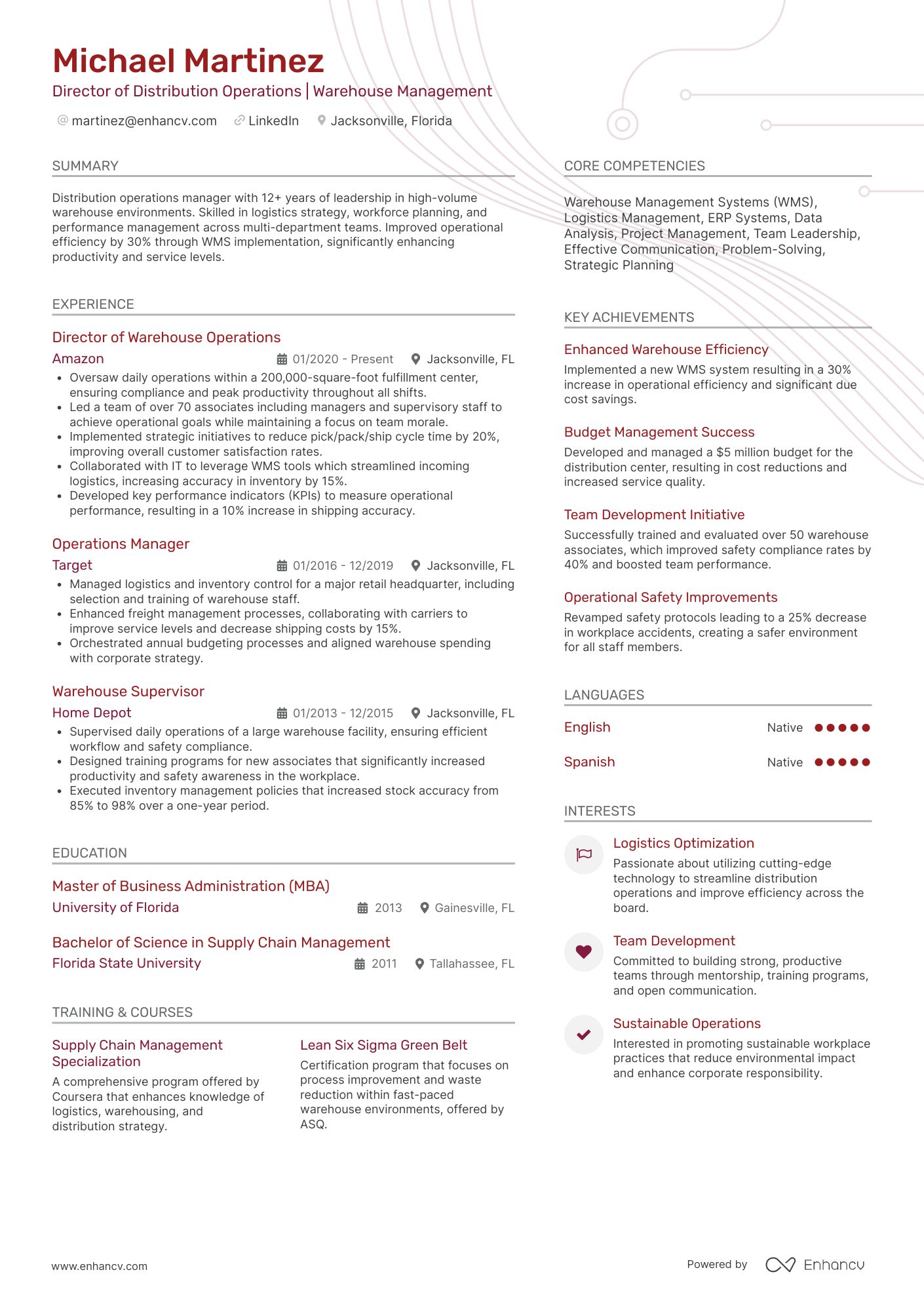 25 Operations Manager Resume Examples & Guide for 2026