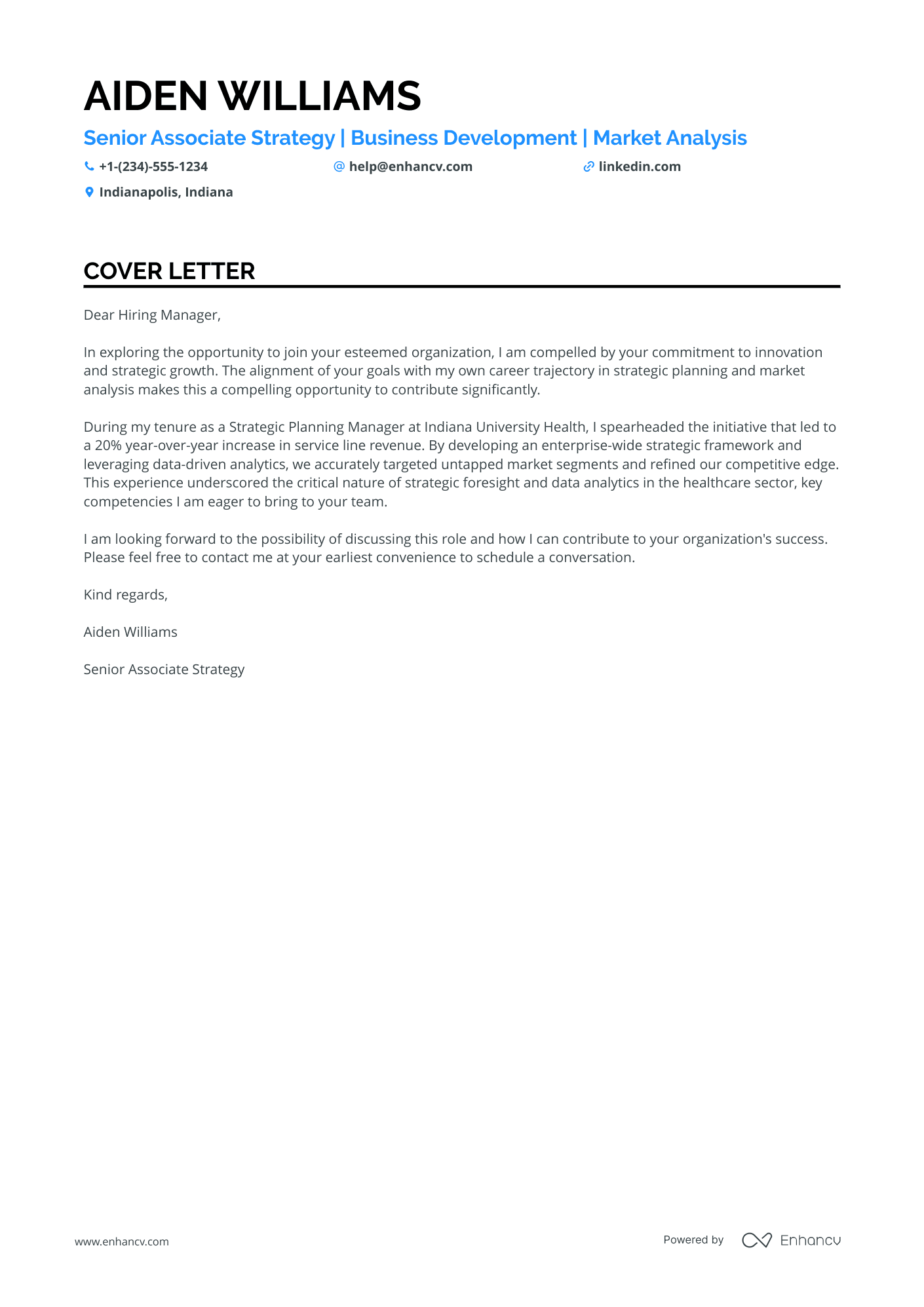 6 Professional Mentor Cover Letter Examples and Template for 2025 | Enhancv