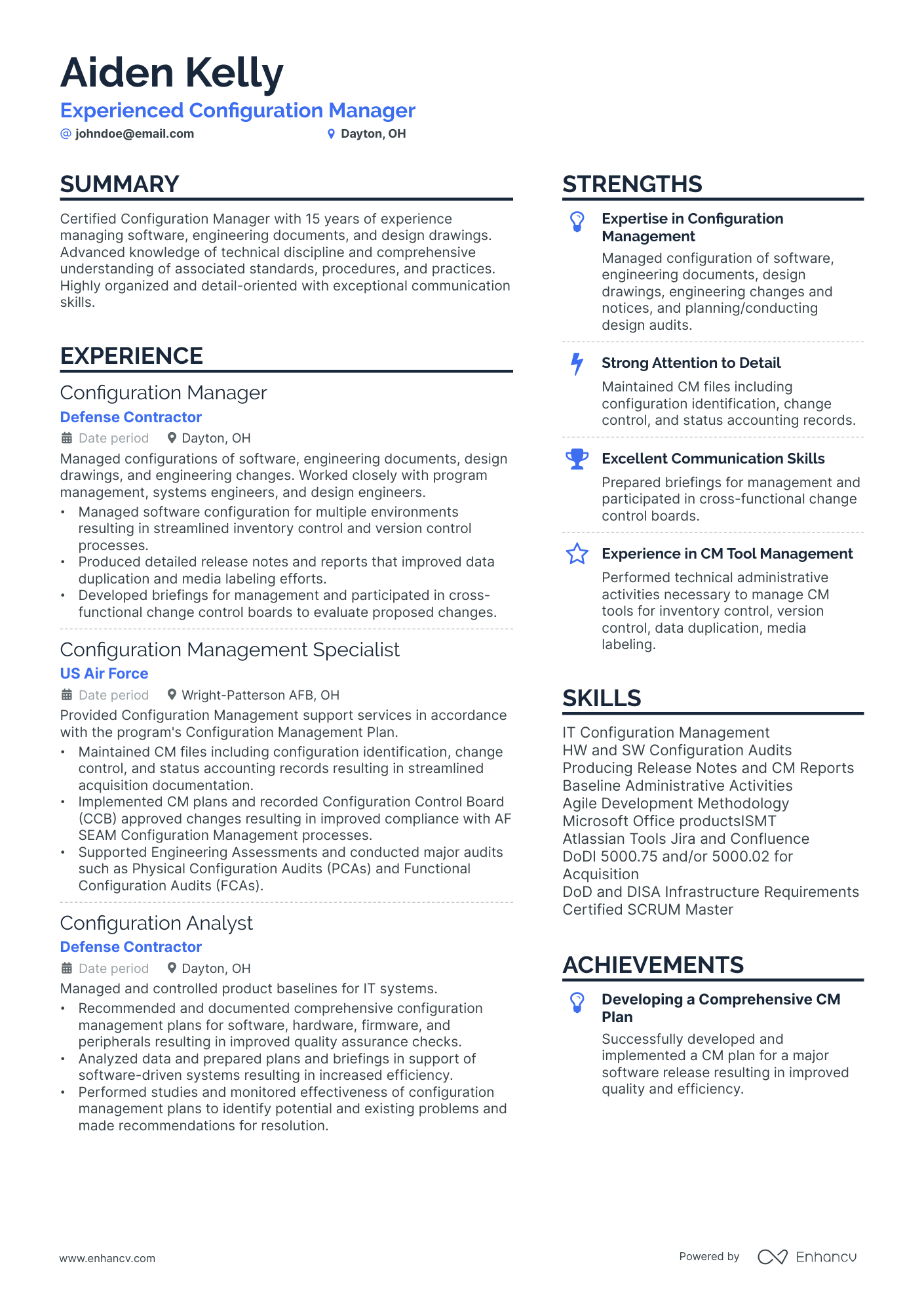 13 Database Engineer Resume Examples & Guide for 2024