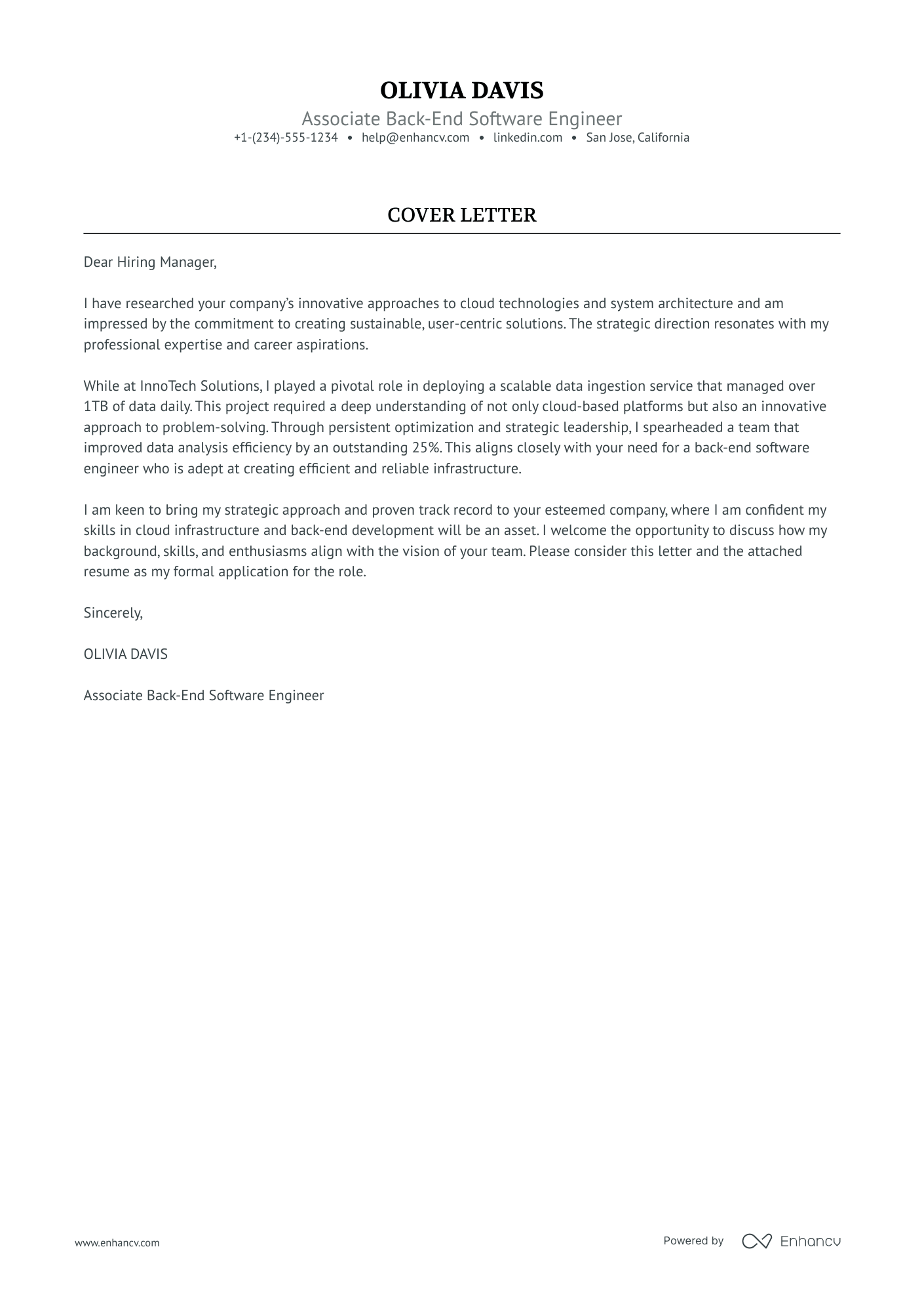 17 Professional Software Engineer Cover Letter Examples for 2025