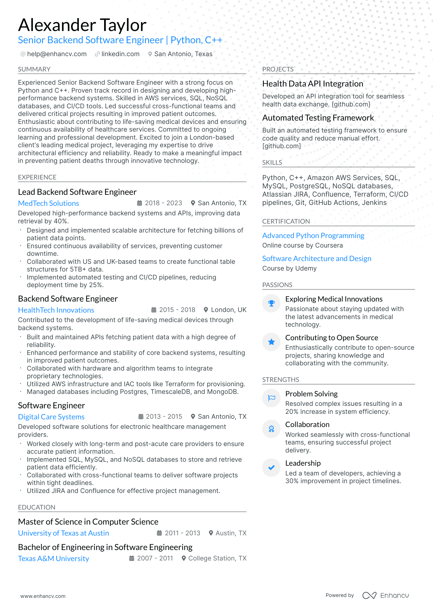 10 Solutions Engineer Resume Examples & Guide for 2025