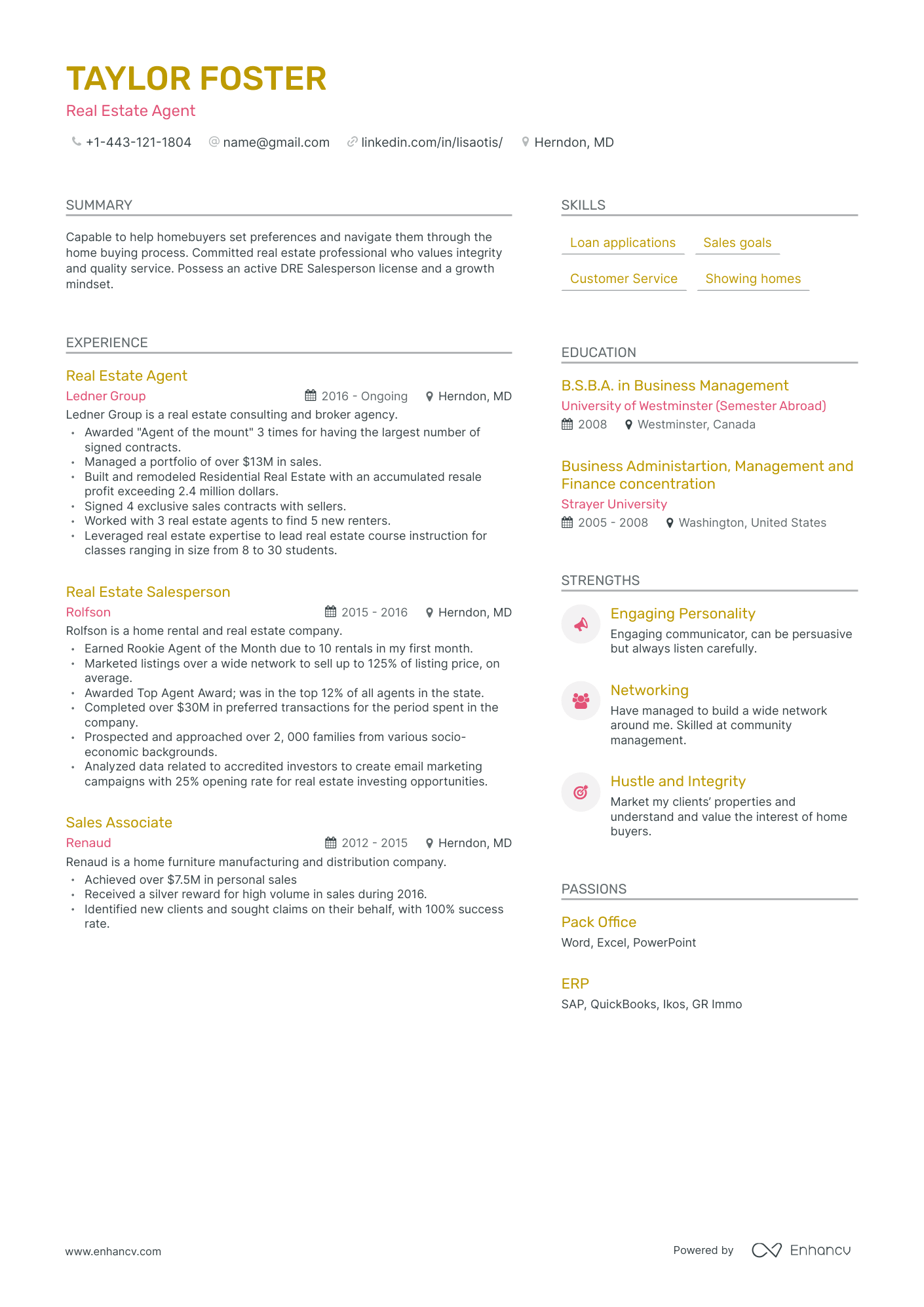 Property Manager Resume Guide: Writing Tips & Samples [2023] (Layout ...
