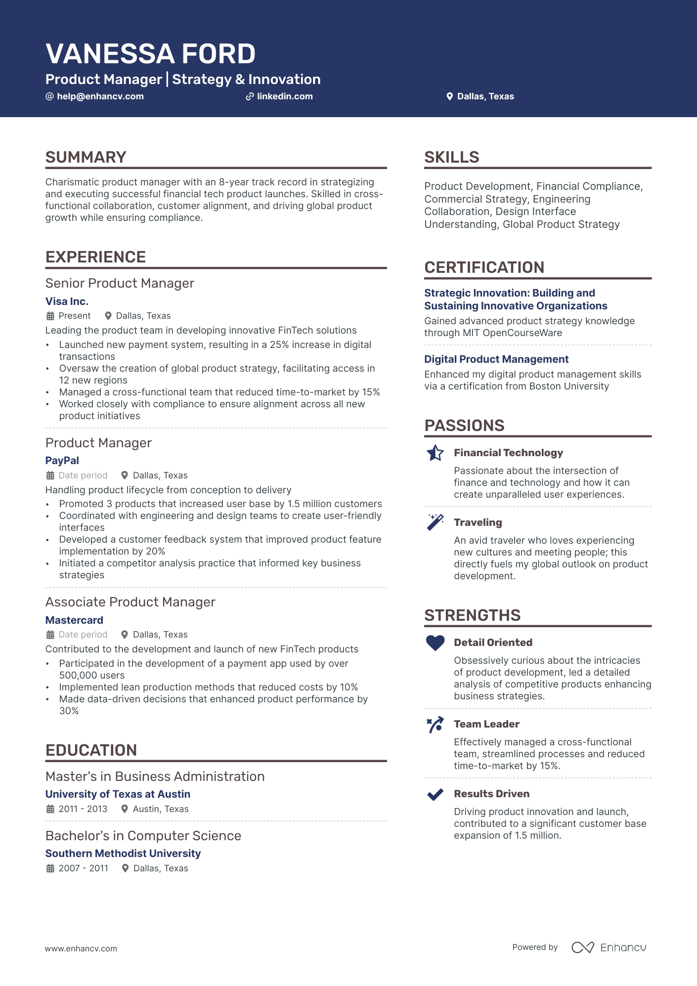 Senior Product Manager Resume Guide (2026): Format, Examples, and Metrics