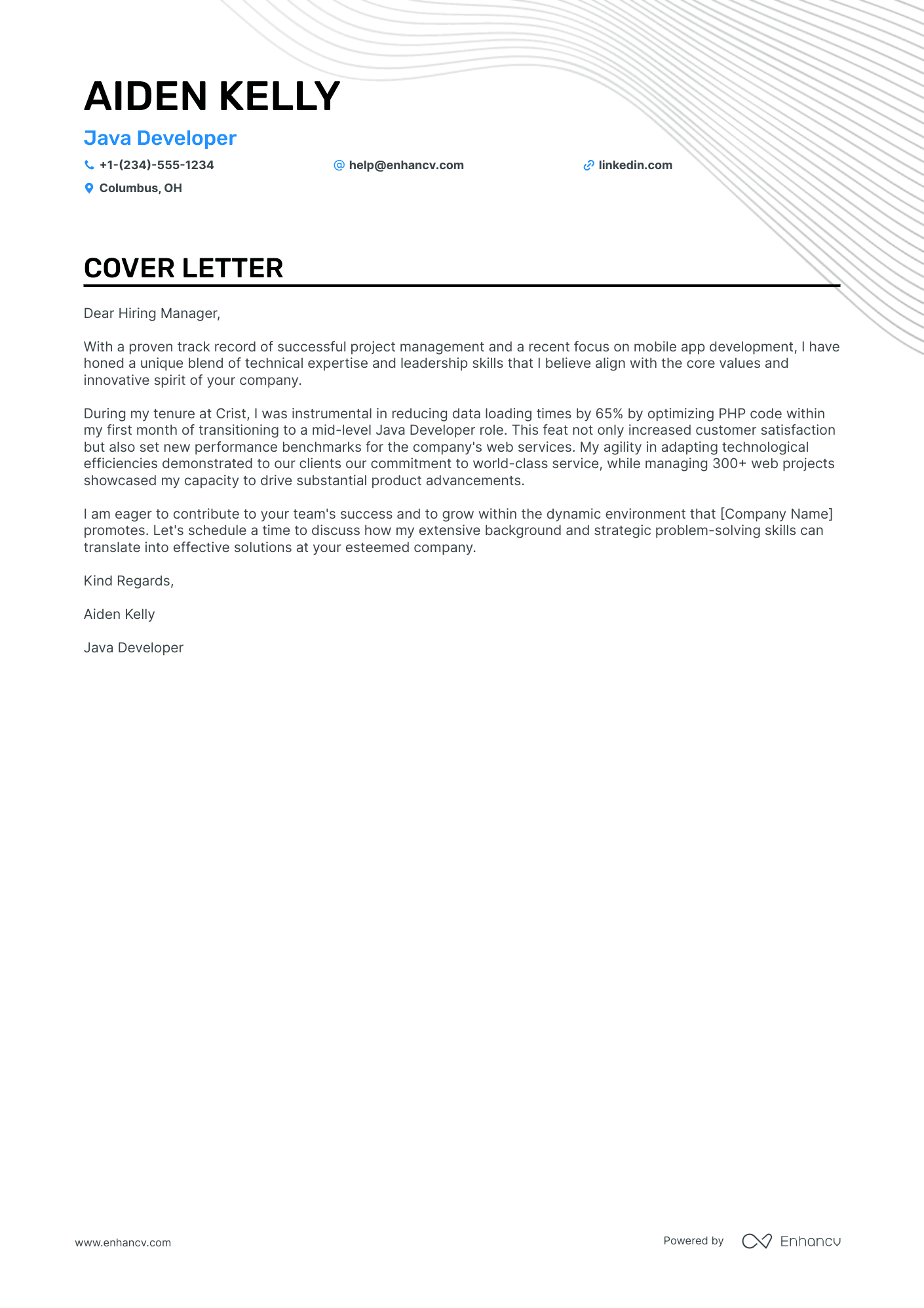19 Professional Developer Cover Letter Examples and Template for 2024 ...