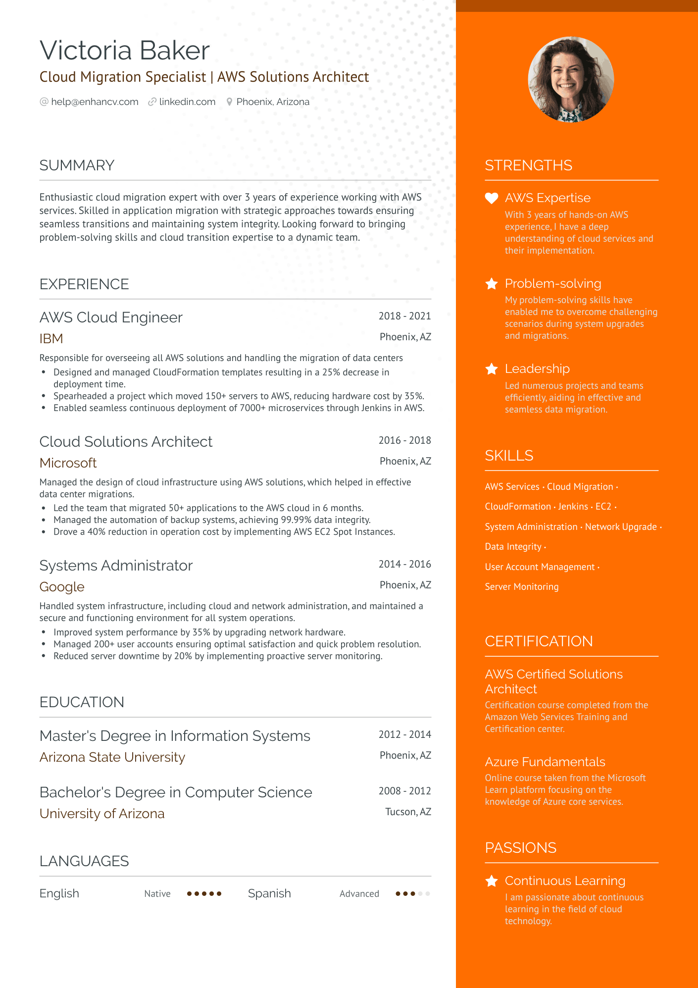 9 AWS Resume Examples & Guide for 2024
