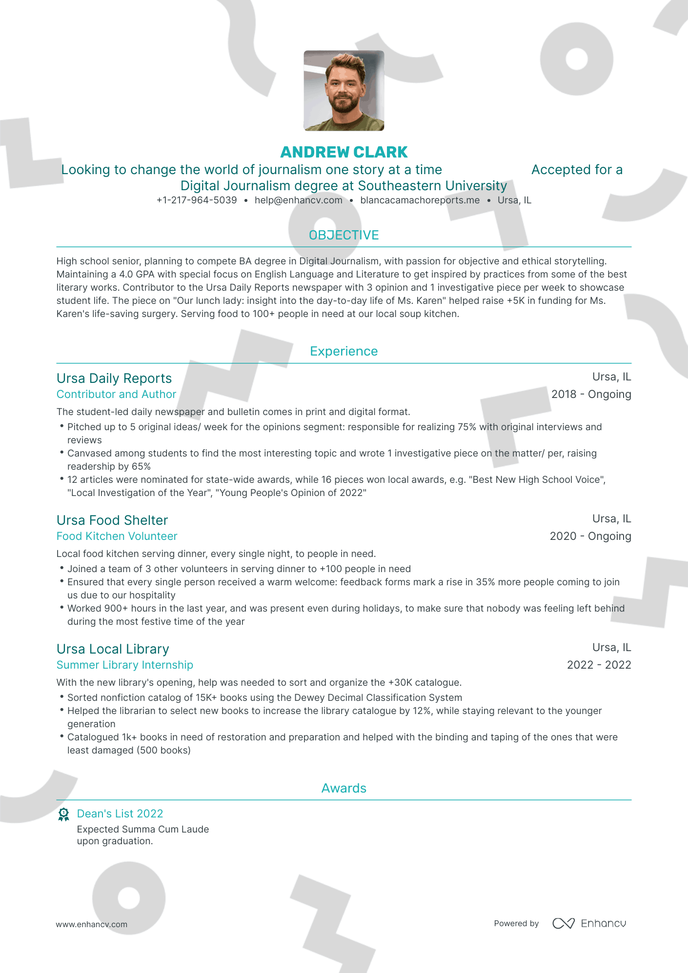5 Scholarship Resume Examples & Guide for 2024