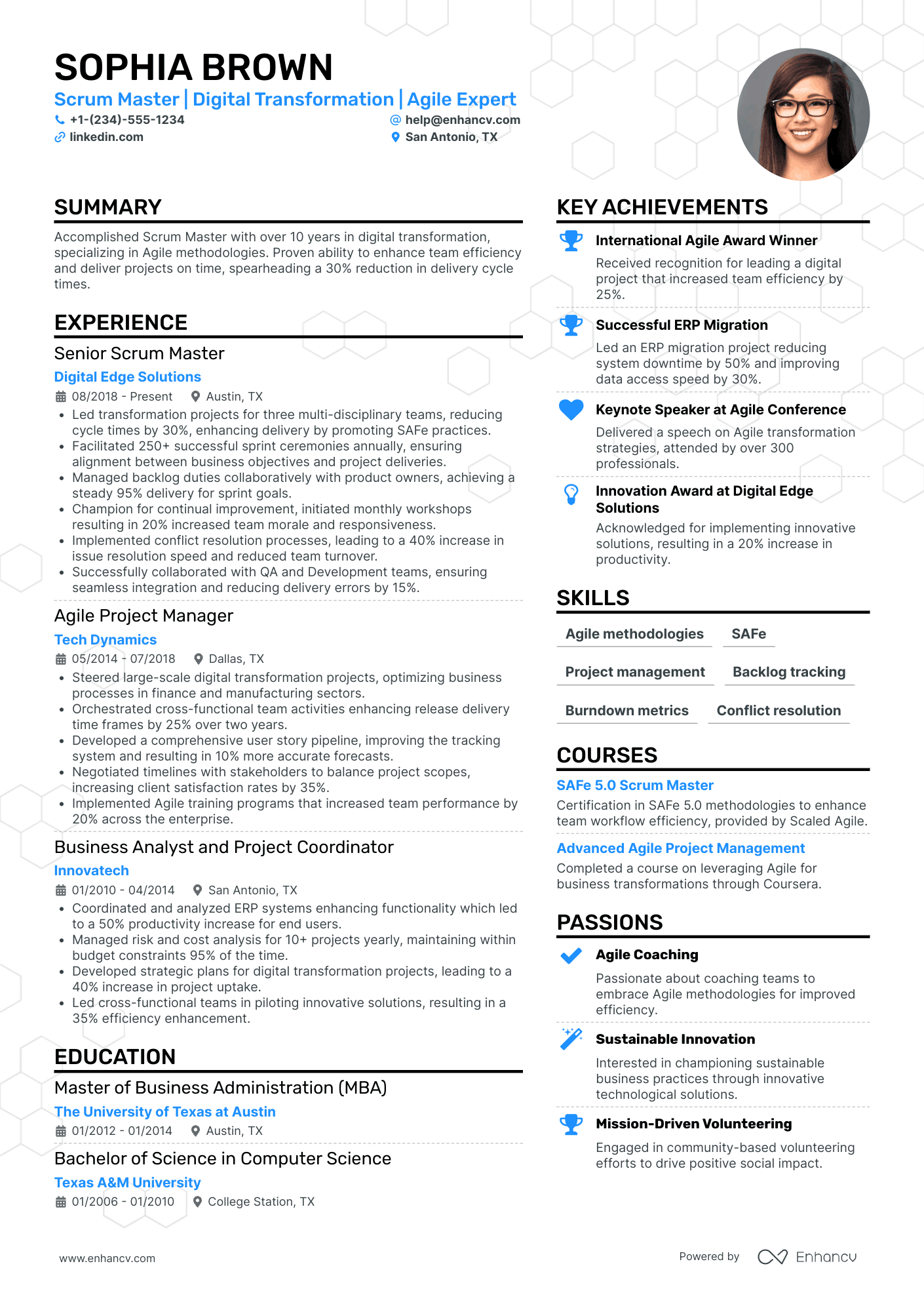 12 Scrum Master Resume Examples & Guide for 2026