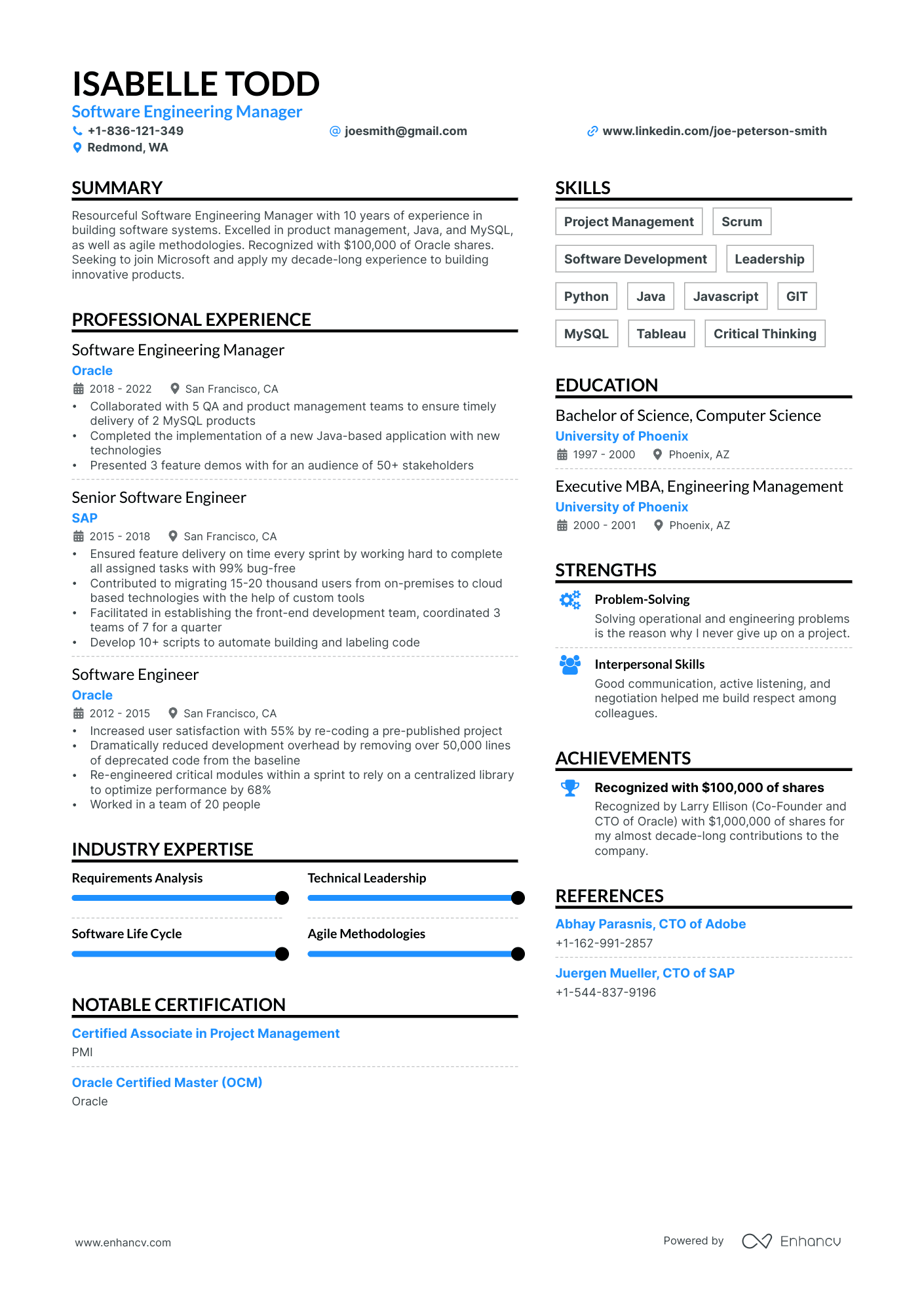 5 Microsoft Resume Examples & Guide for 2025