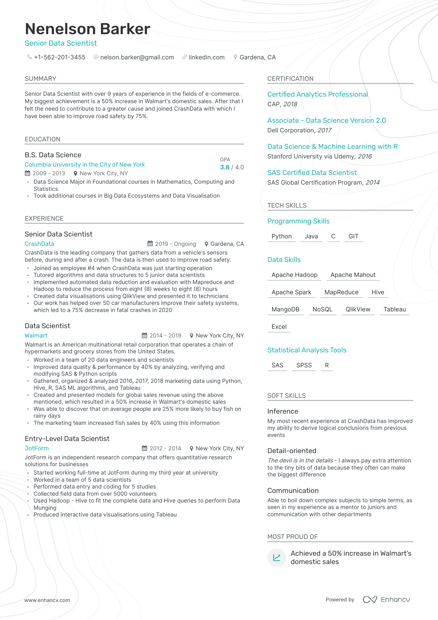 14 Data Scientist Resume Examples & Guide for 2024