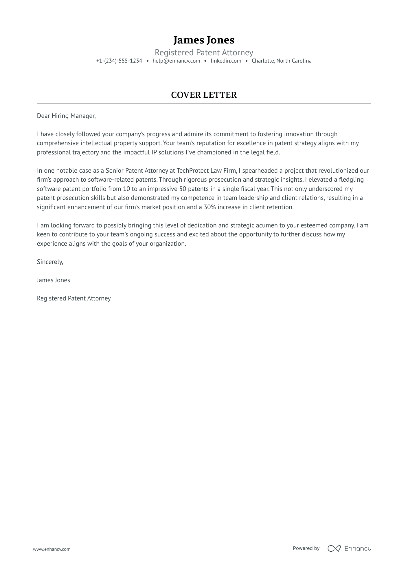 11 Professional Lawyer Cover Letter Examples and Template for 2024 ...