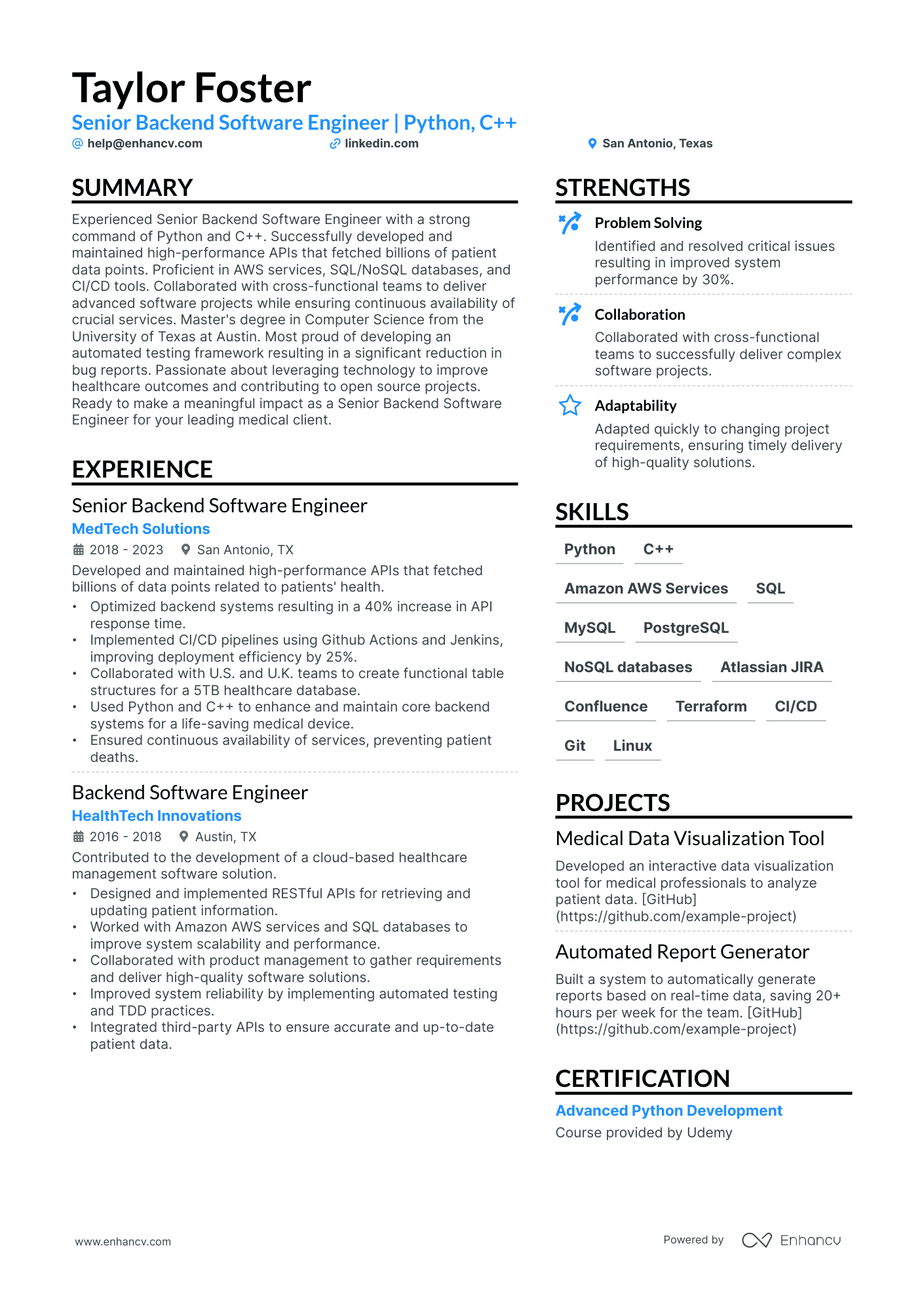 5 Lead Data Engineer Resume Examples & Guide for 2024