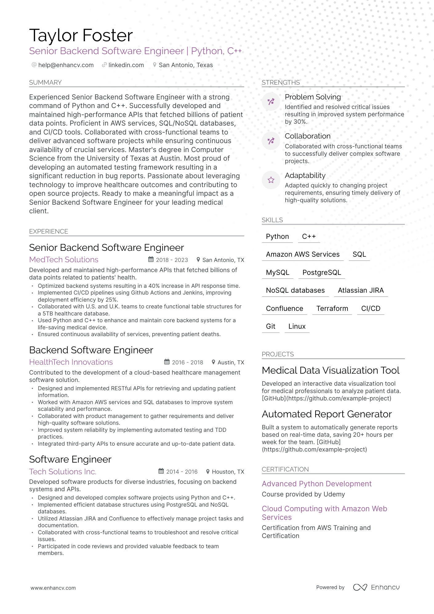 5 Lead Data Engineer Resume Examples & Guide for 2024
